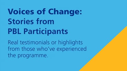 Voices of Change: Stories from PBL Participants