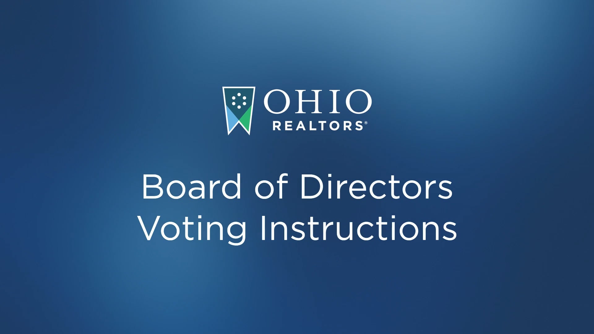 Board of Directors Voting Instructions | Videos & Movies on Vimeo