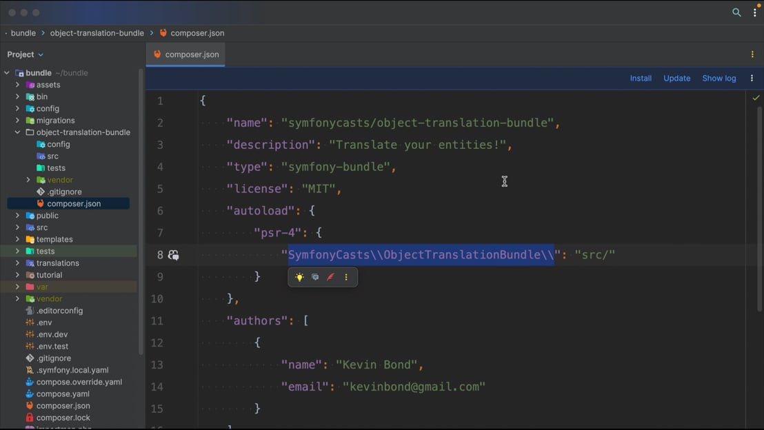 The Bundle Class > Symfony Bundle Development: Share the Love ...