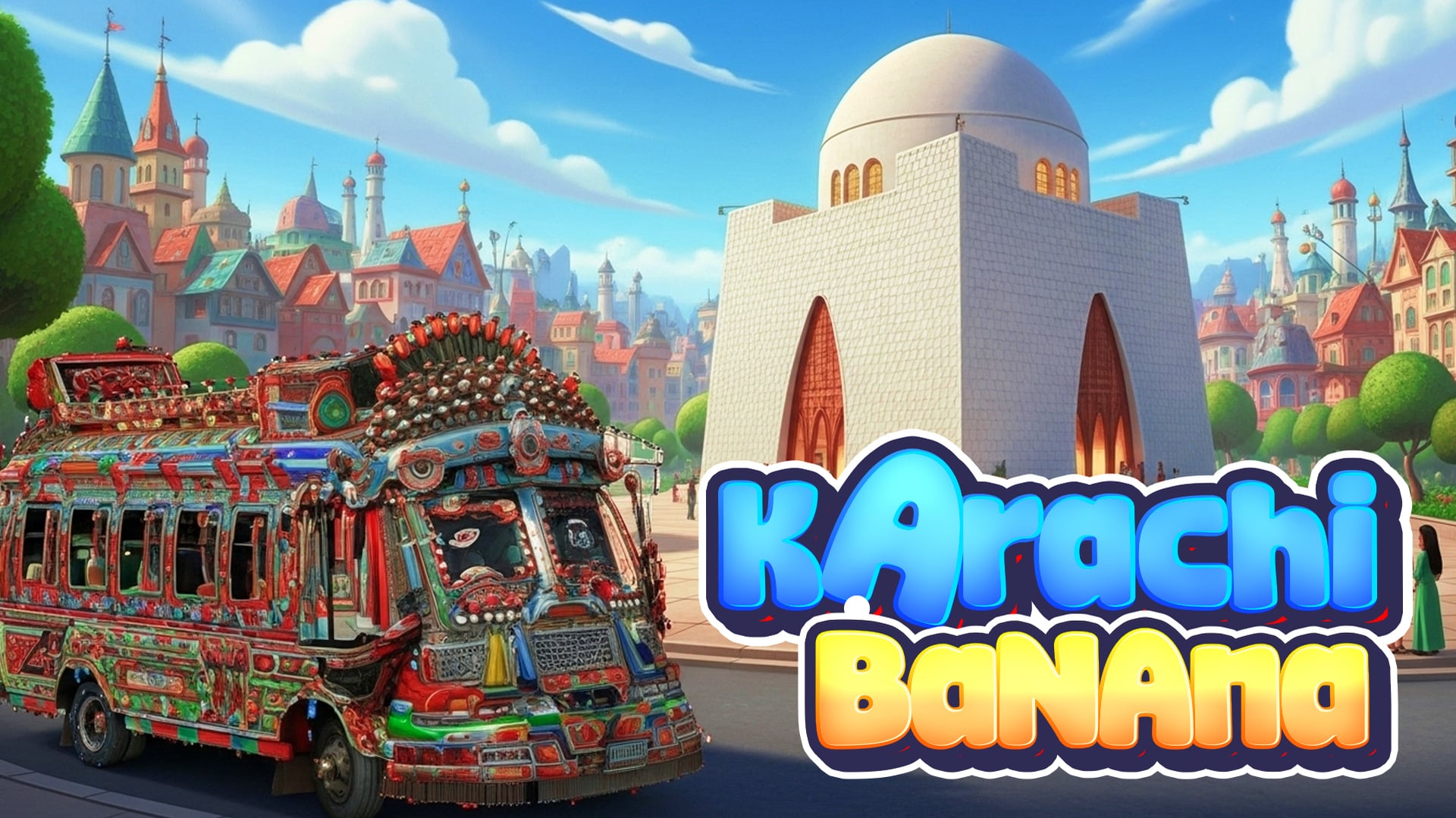 Karachi - Nano Banana - Cartoon World