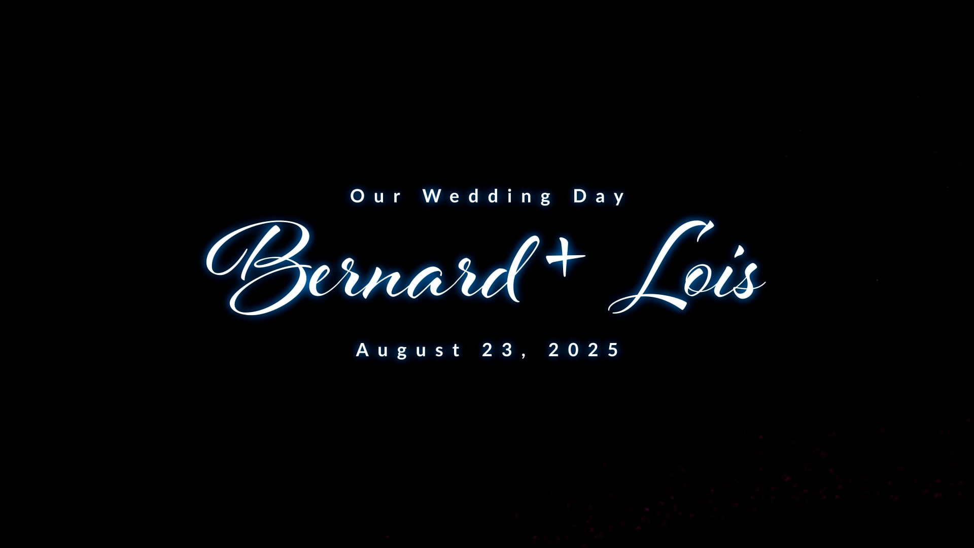 The Thomas Wedding Day Bernard & Lois (Gaither) 2_1