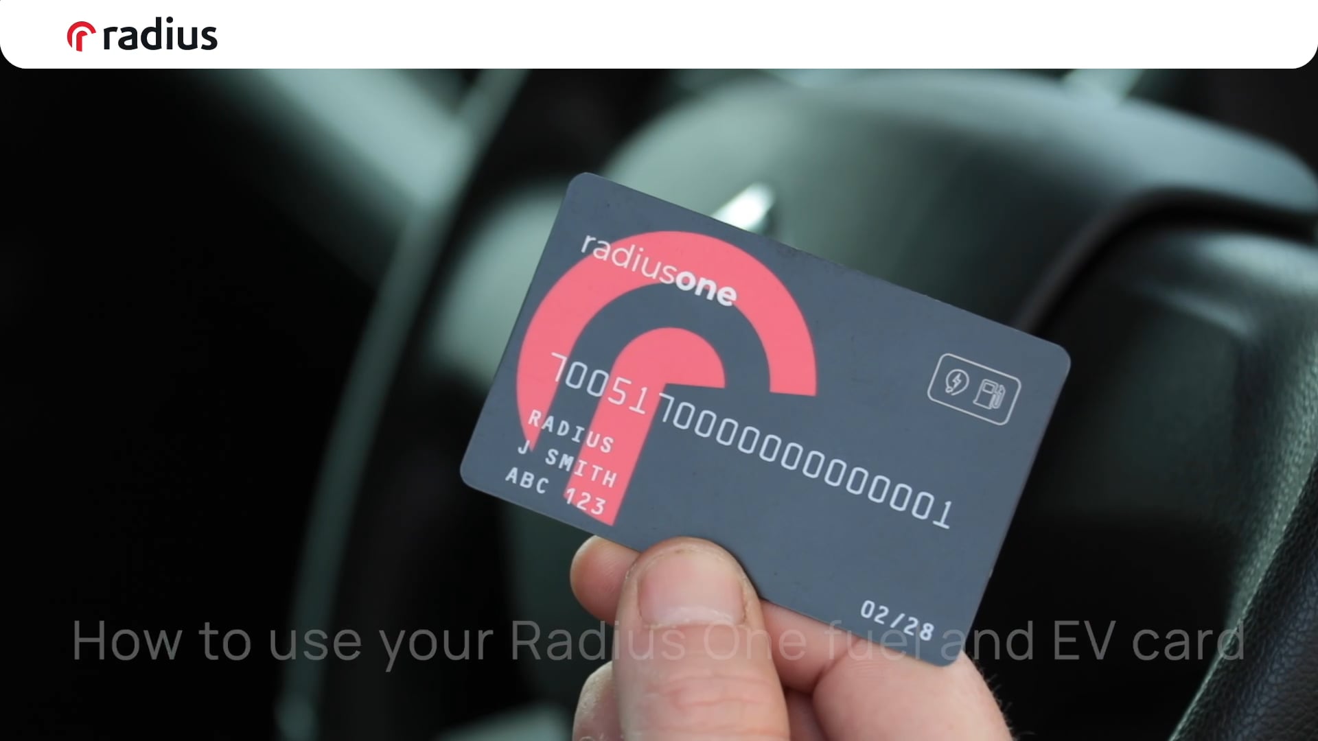 Radius One Fuel and EV card 2025