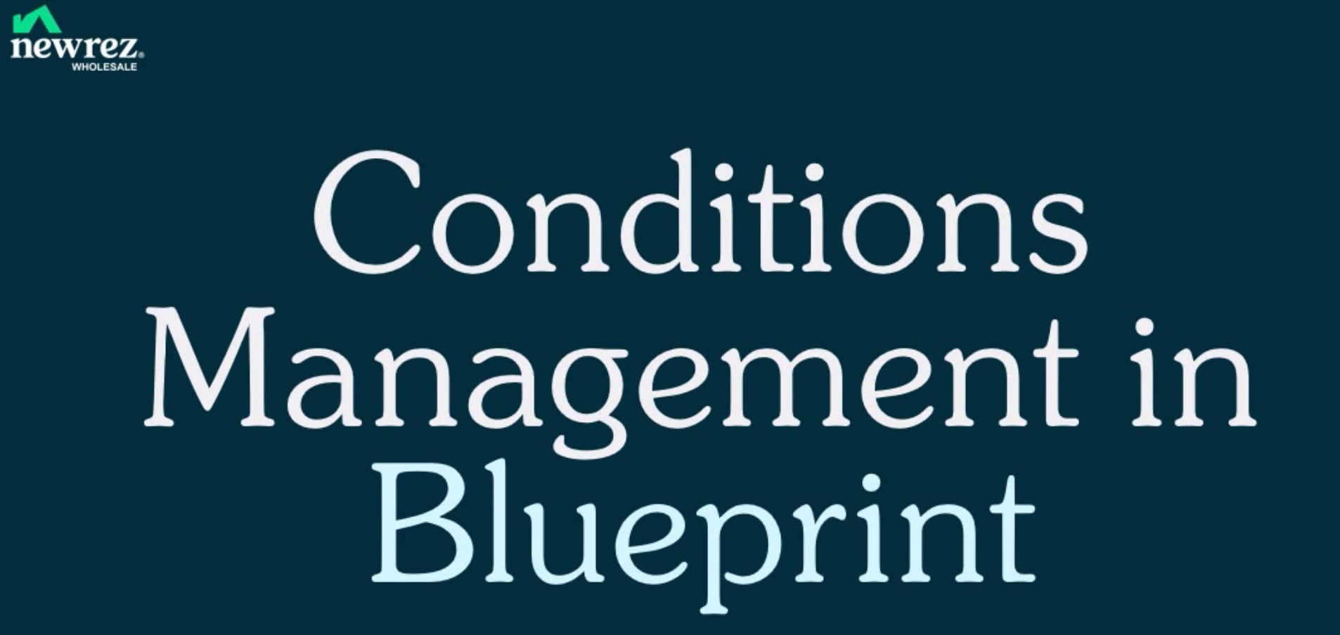 Conditions Management for Brokers
