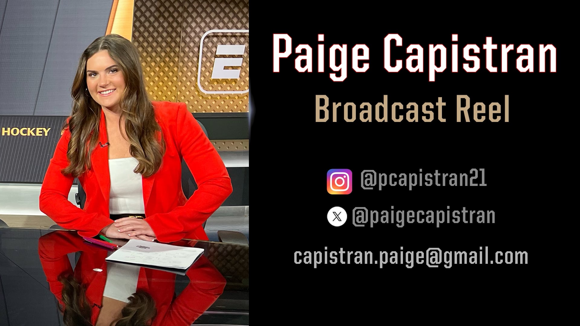 Paige Capistran September 2025 Reel