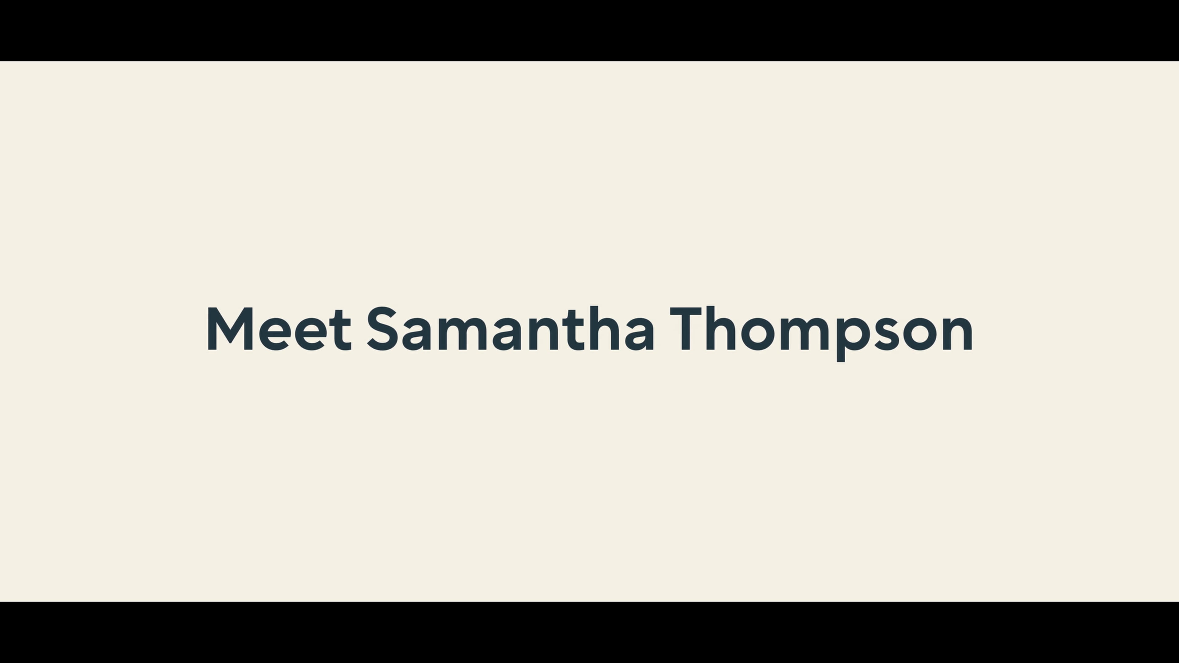 Annual Celebration 2025 - Samantha Thompson