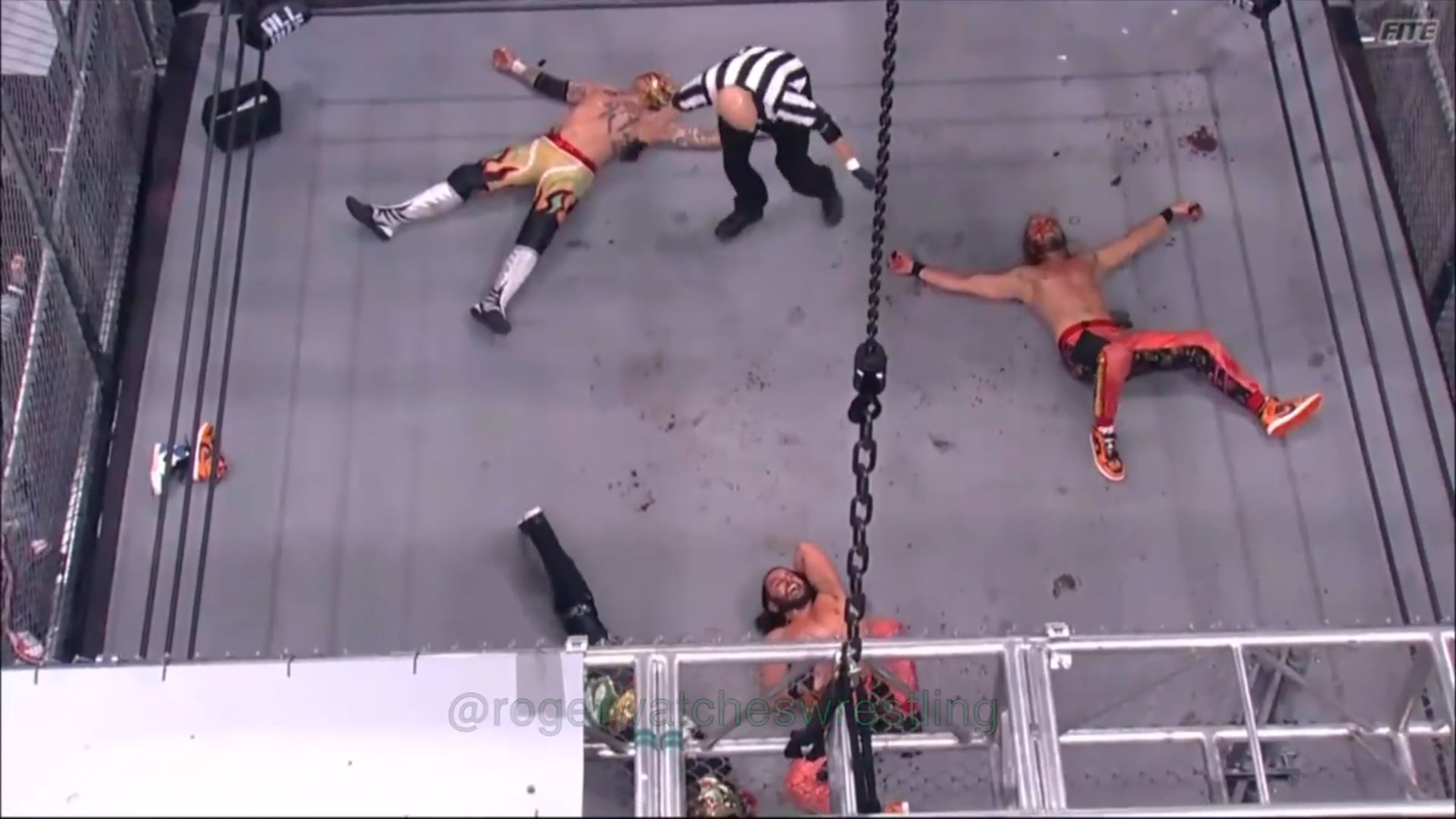The Lucha Brothers vs The Young Bucks - Steel Cage Tag Team Match - AEW ...