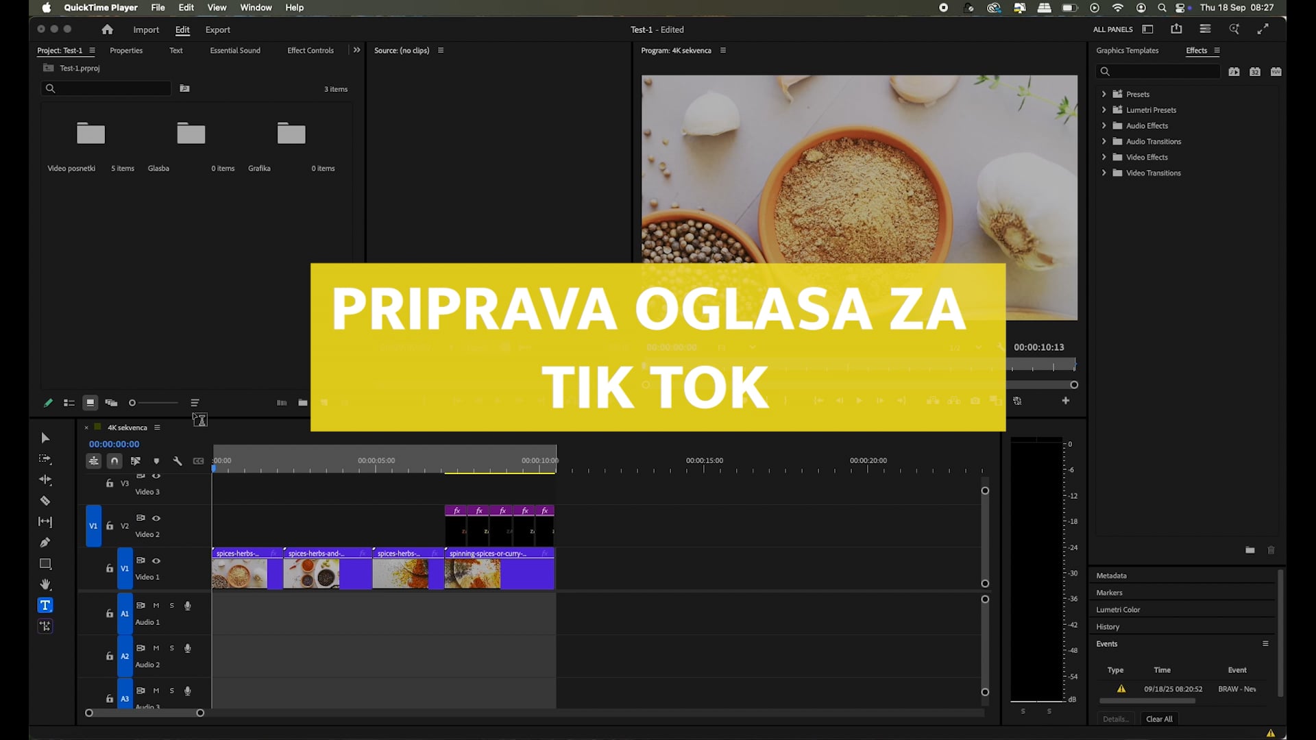 APremiere Priprava video oglasa za socialna omrežja | Videos & Movies ...