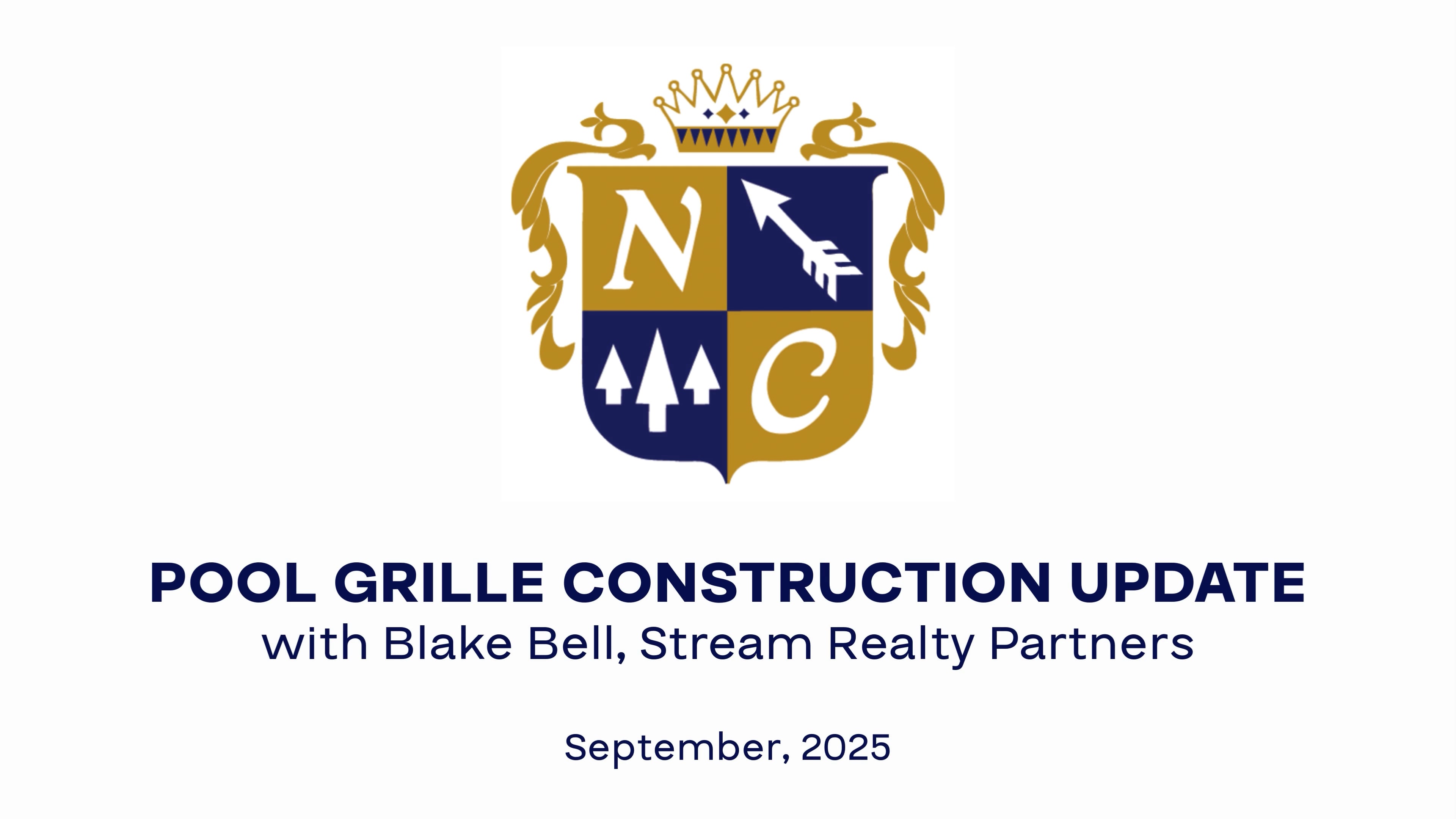 Pool Grille Construction Video Update: September 2025 | Videos & Movies ...