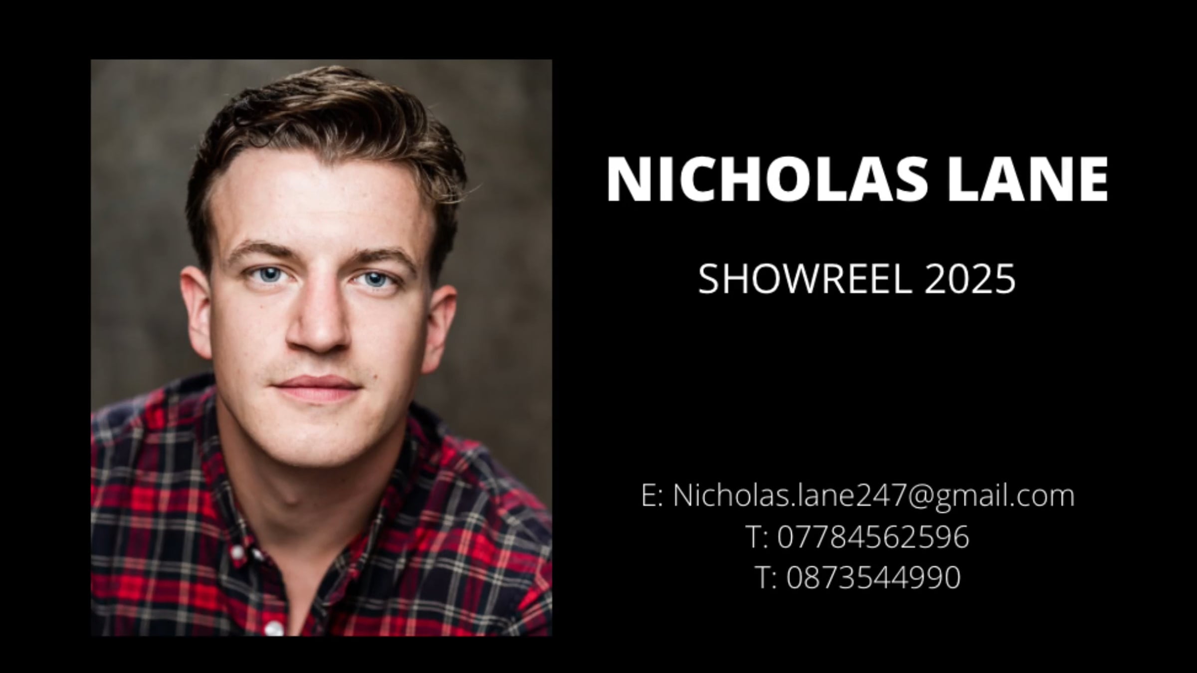 Showreel 2025 Nicholas Lane | Videos & Movies on Vimeo