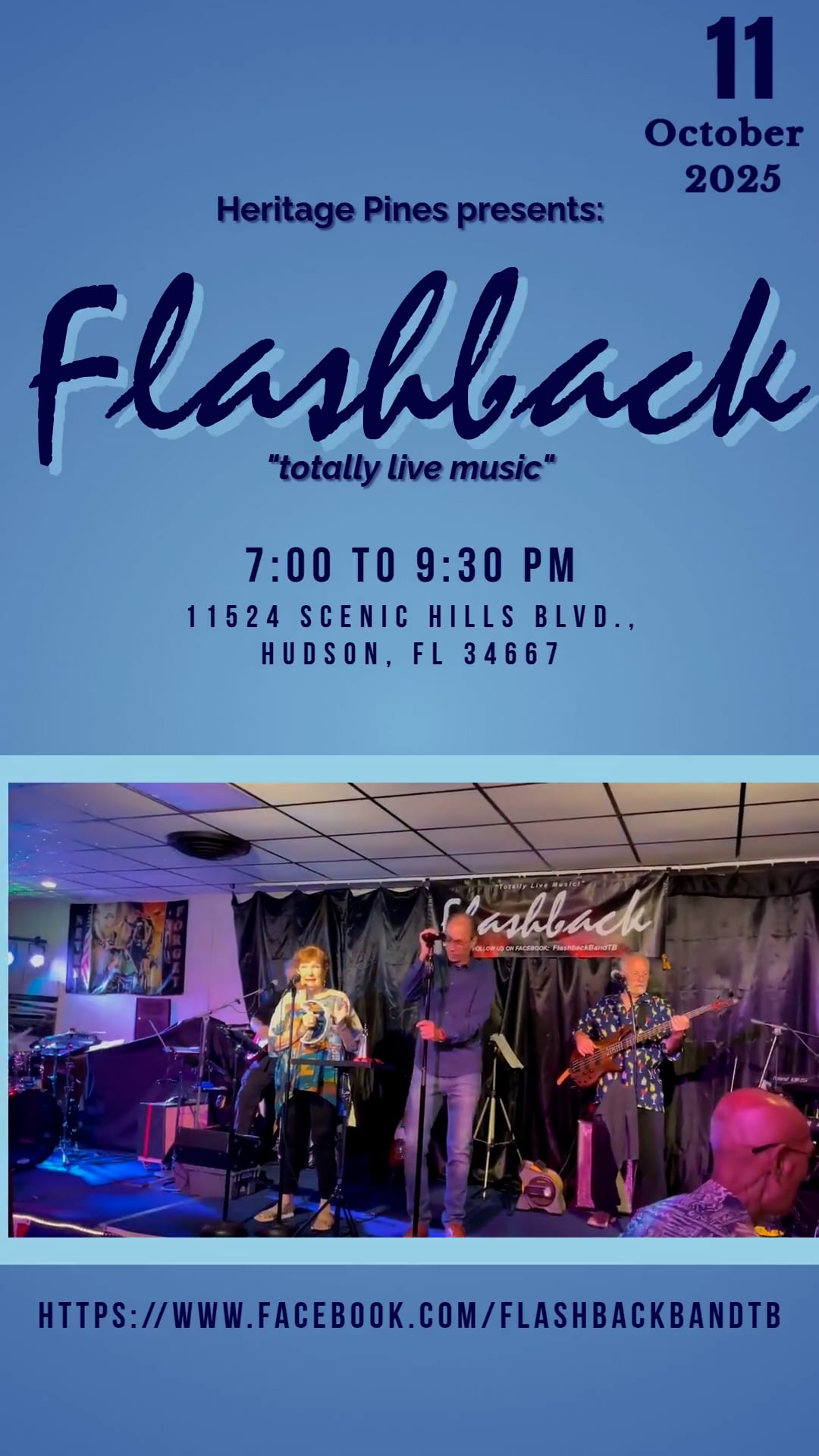 Flashback Band coming to Heritage Pines | Videos & Movies on Vimeo