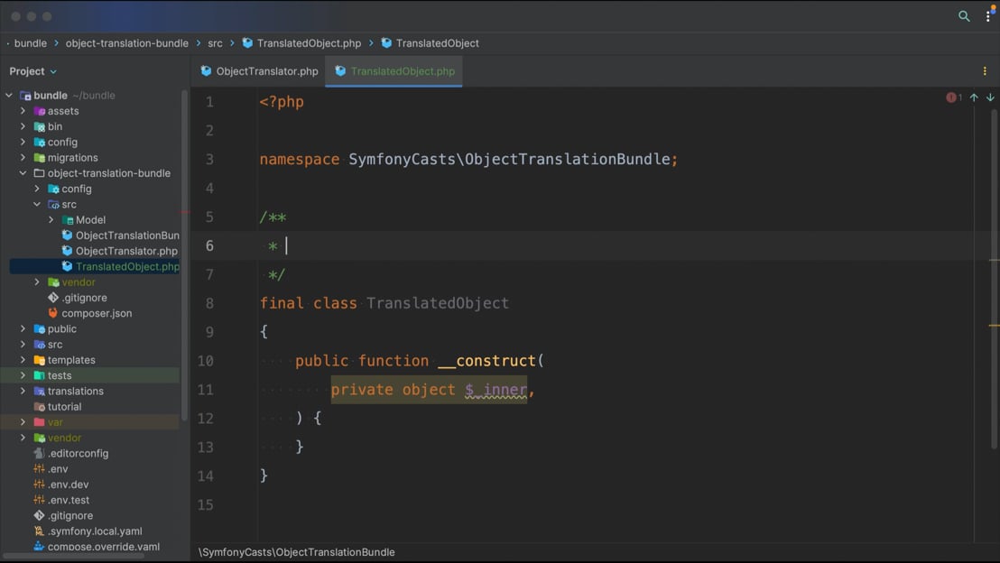 Translated Object Wrapper > Symfony Bundle Development: Share the Love ...
