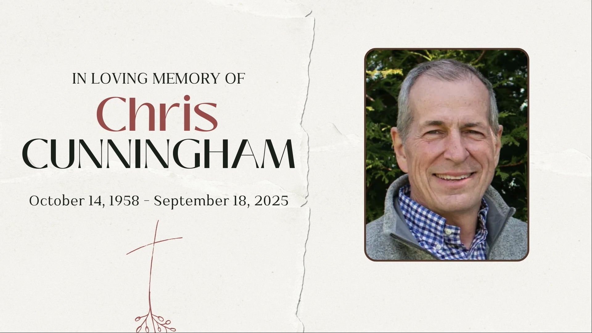 Chris Cunningham Memorial Serivce | Videos & Movies on Vimeo