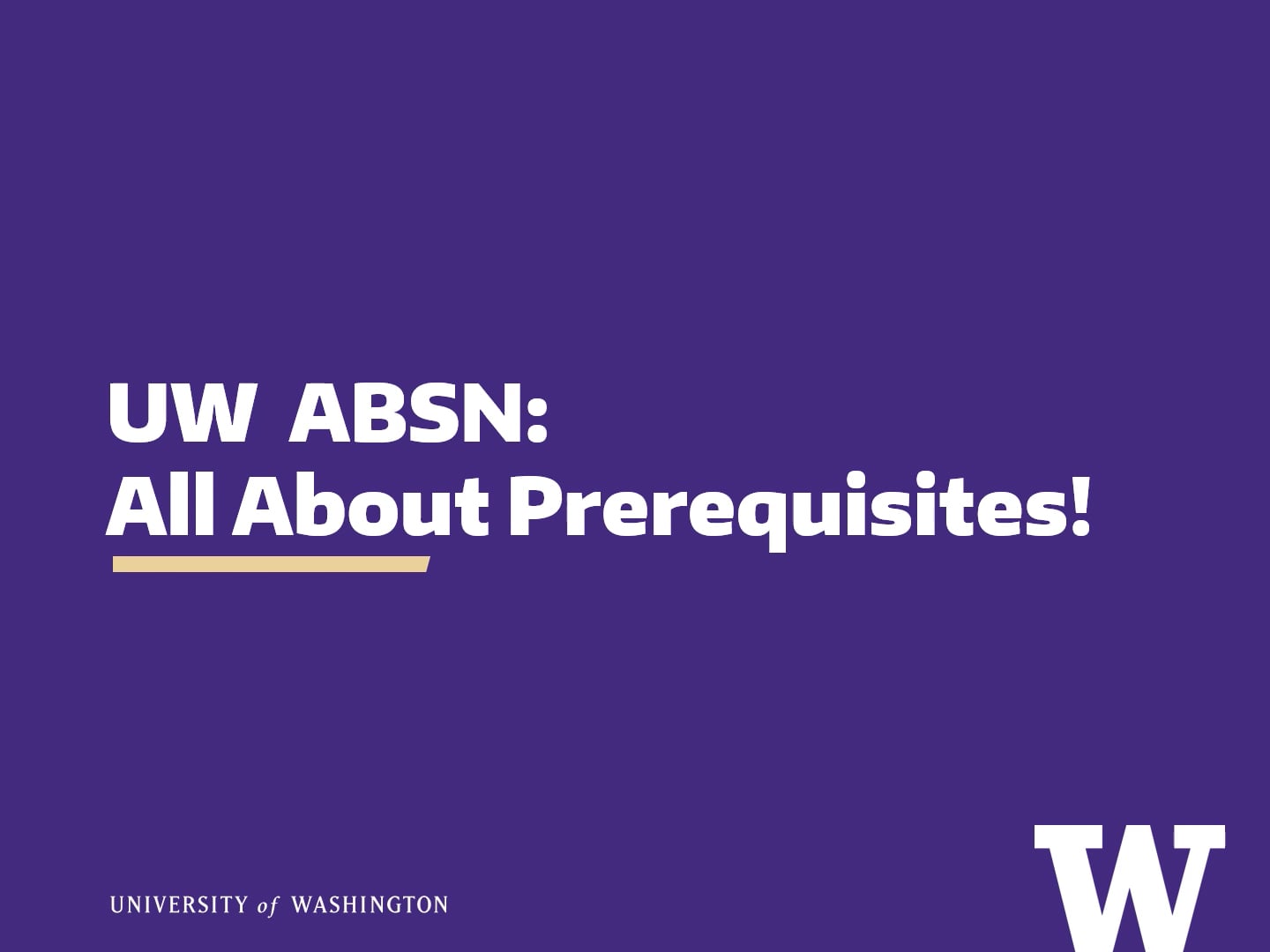 Accelerated Bachelor of Science in Nursing (ABSN) All About ...