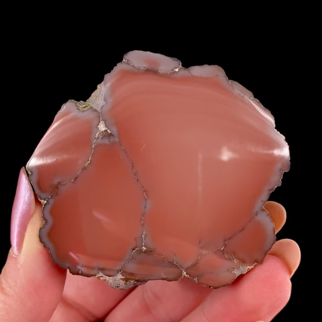 Datolite Nodule (polished) (classic material) | Knowlton Mine, Mass ...