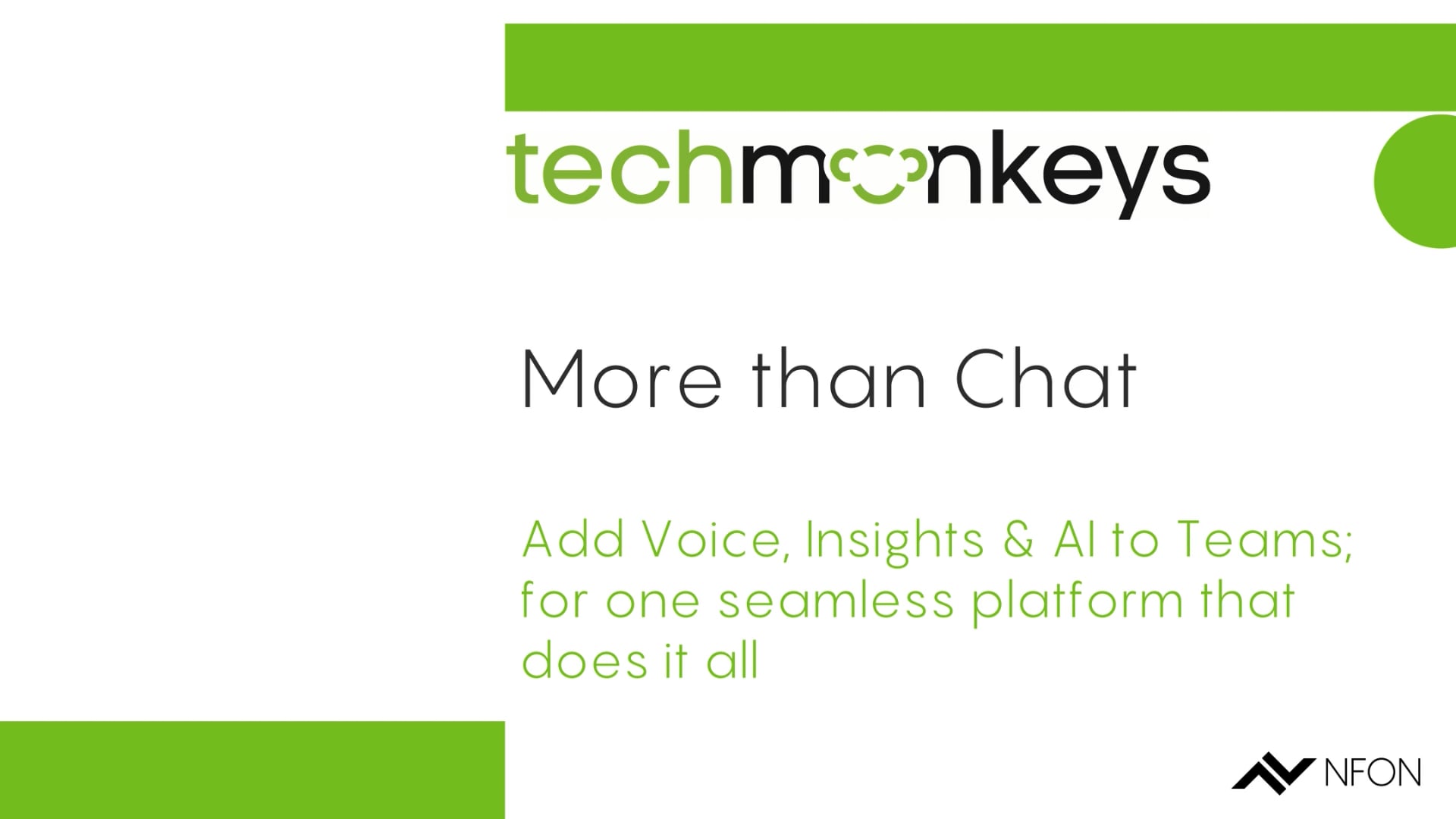 UK. TechMonkeys and NFON Webinar