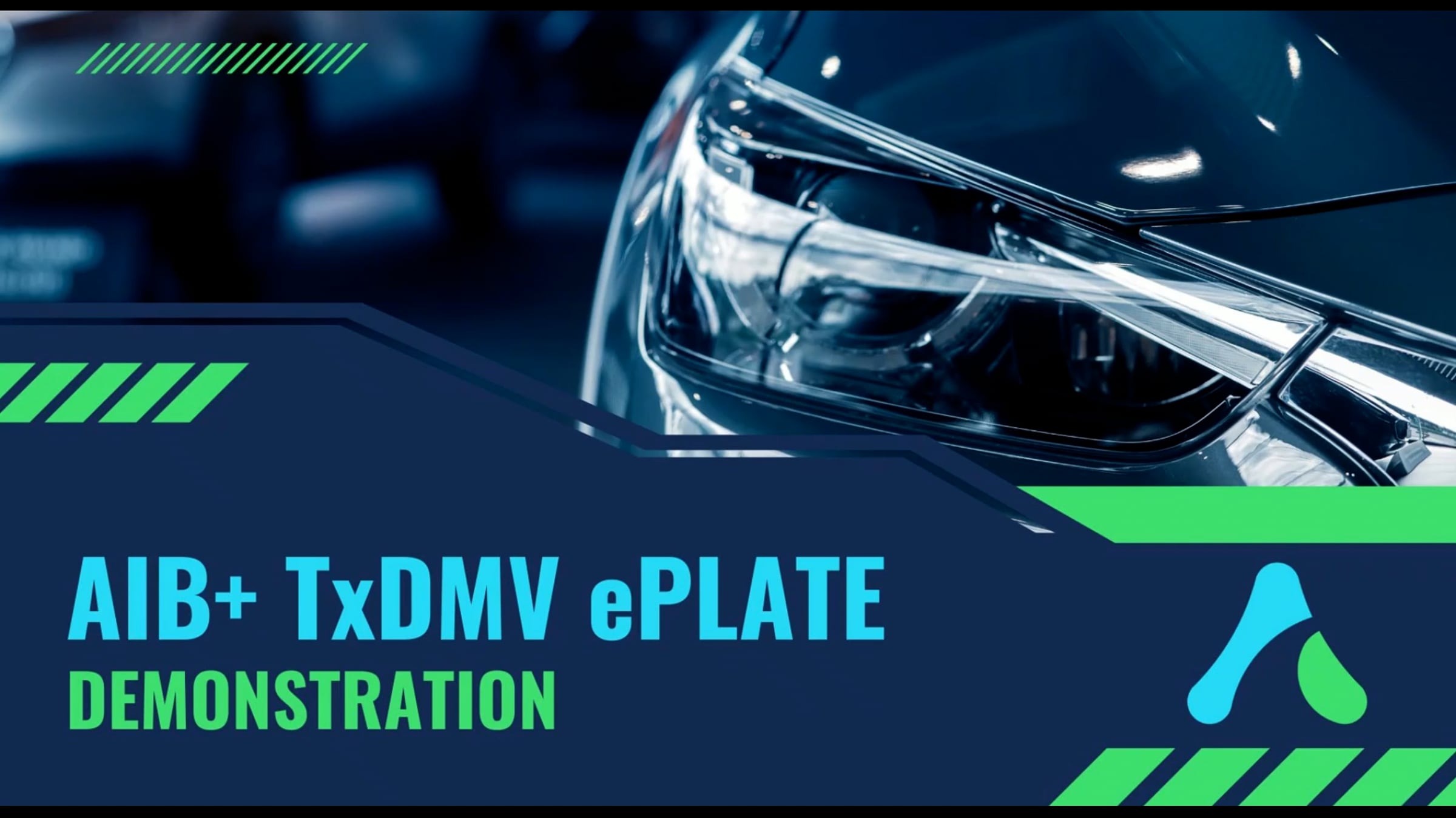 AIB+ TxDMV ePLATE Demonstration | Videos & Movies on Vimeo
