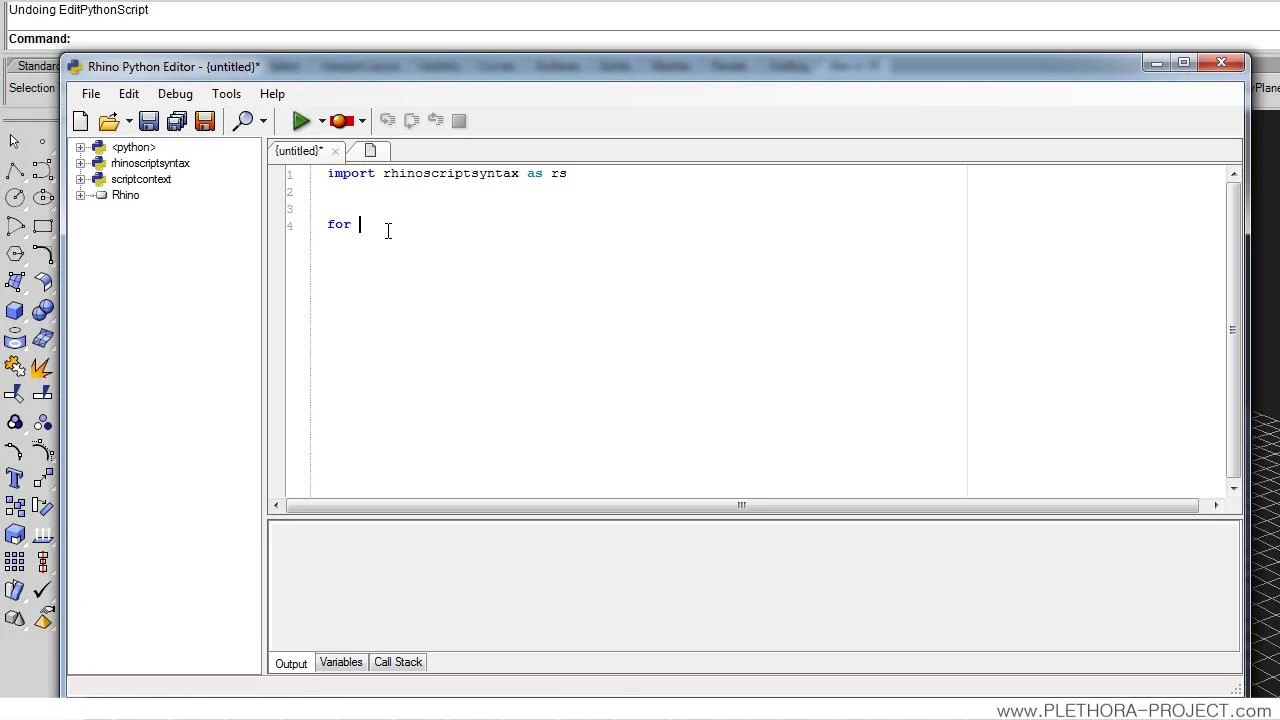 Rhino Python Tutorial 03 - Loops