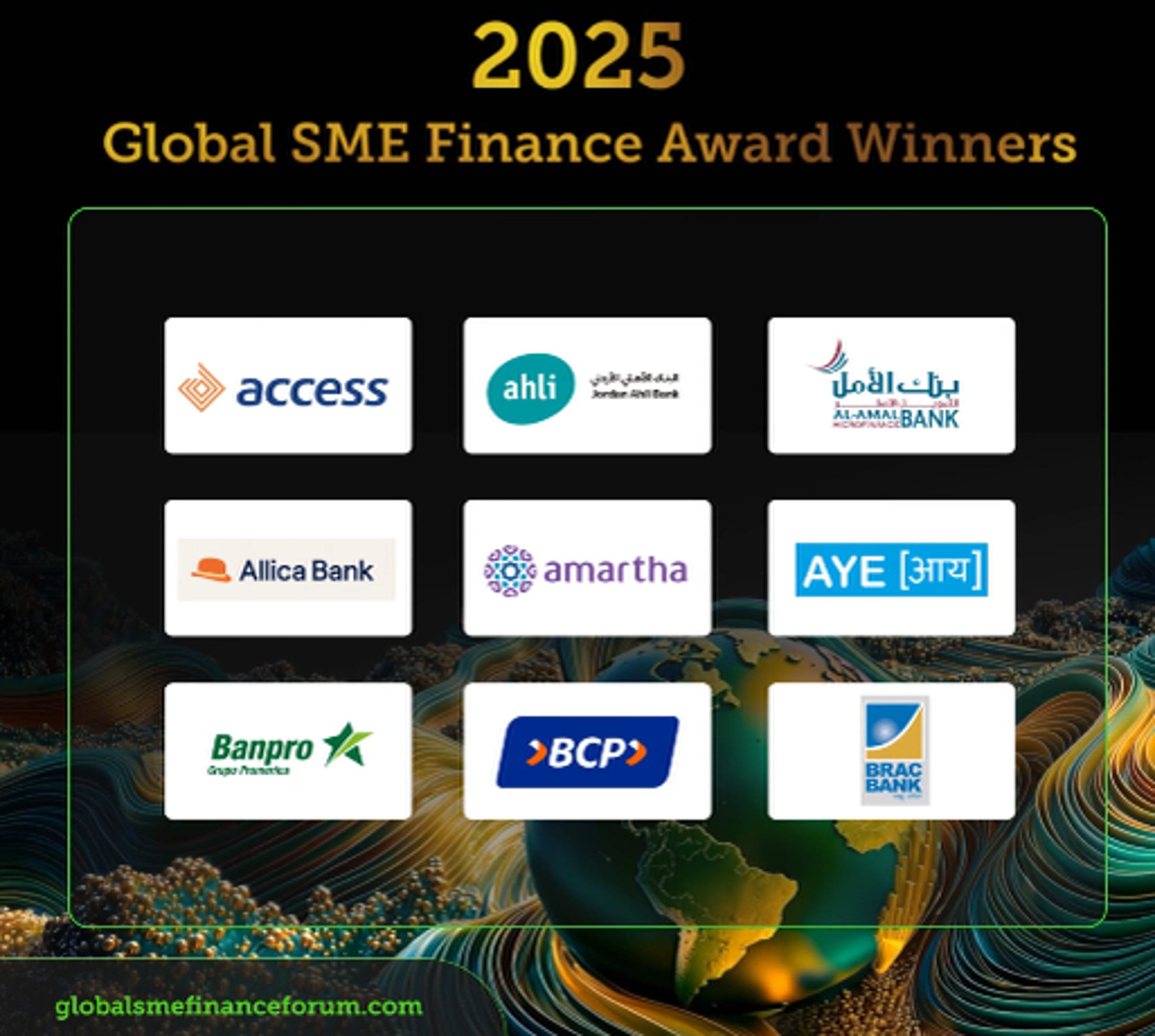 Global SME Finance Award Winners 2025