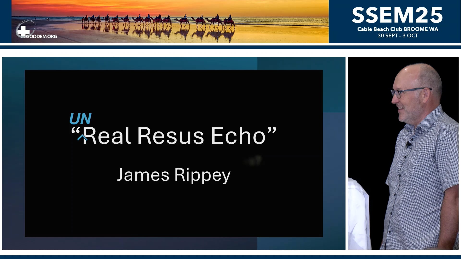 SSEM25 JAMES RIPPEY - Real Resus ECHO | Videos & Movies on Vimeo