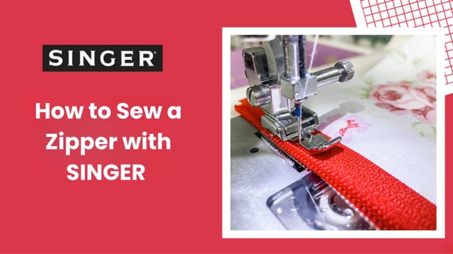 Recorded Live: How to Sew Zippers with SINGER Expert-Led Craft Tutorial ...