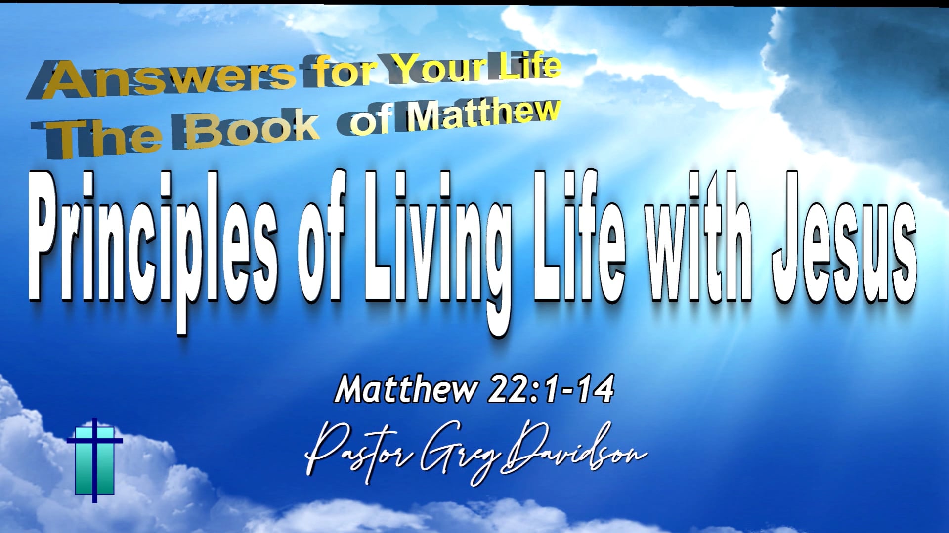 Principles of Living with Jesus