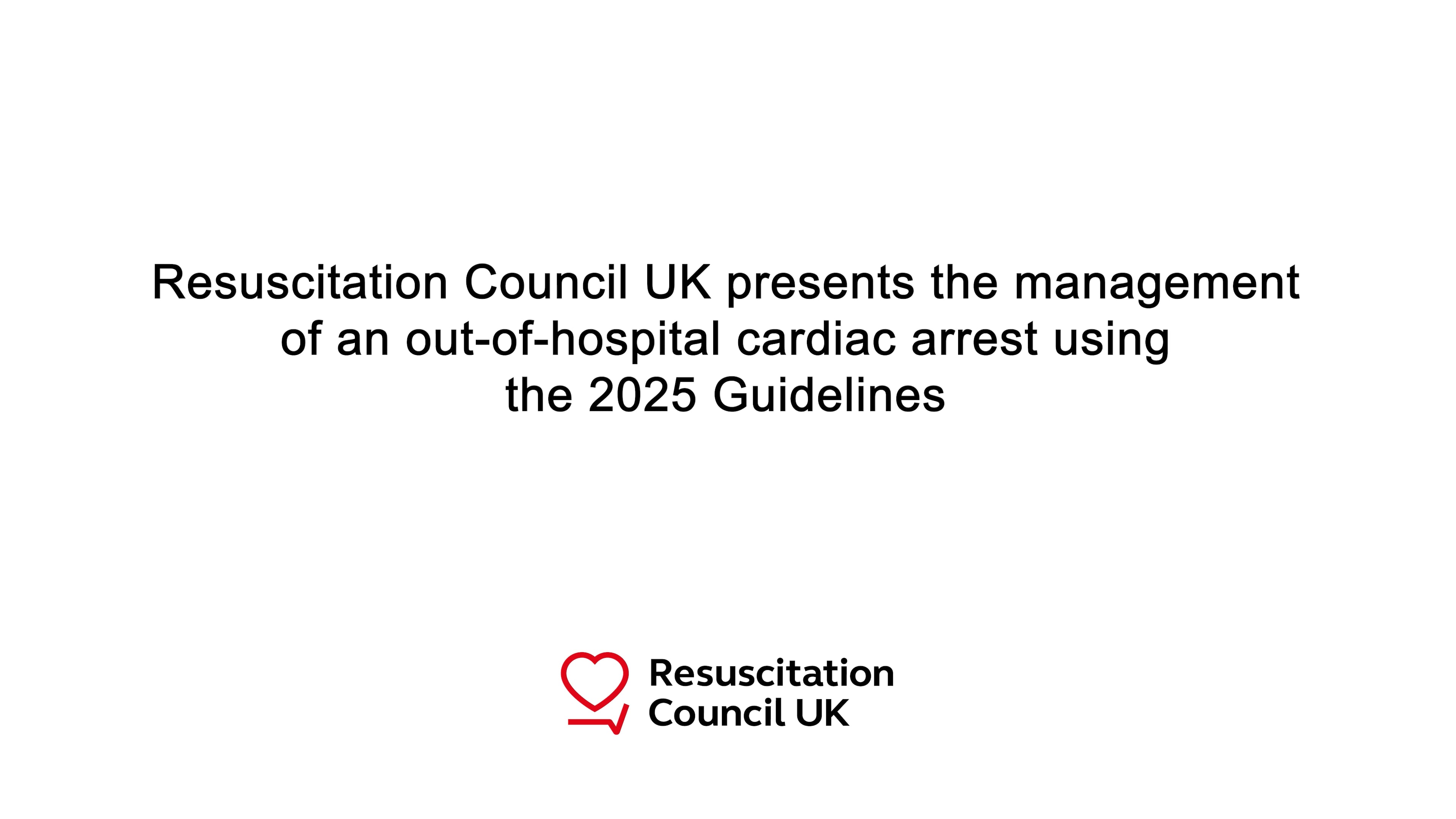 RCUK G2025 - OUT OF HOSPITAL ADVANCED LIFE SUPPORT | Videos & Movies on ...