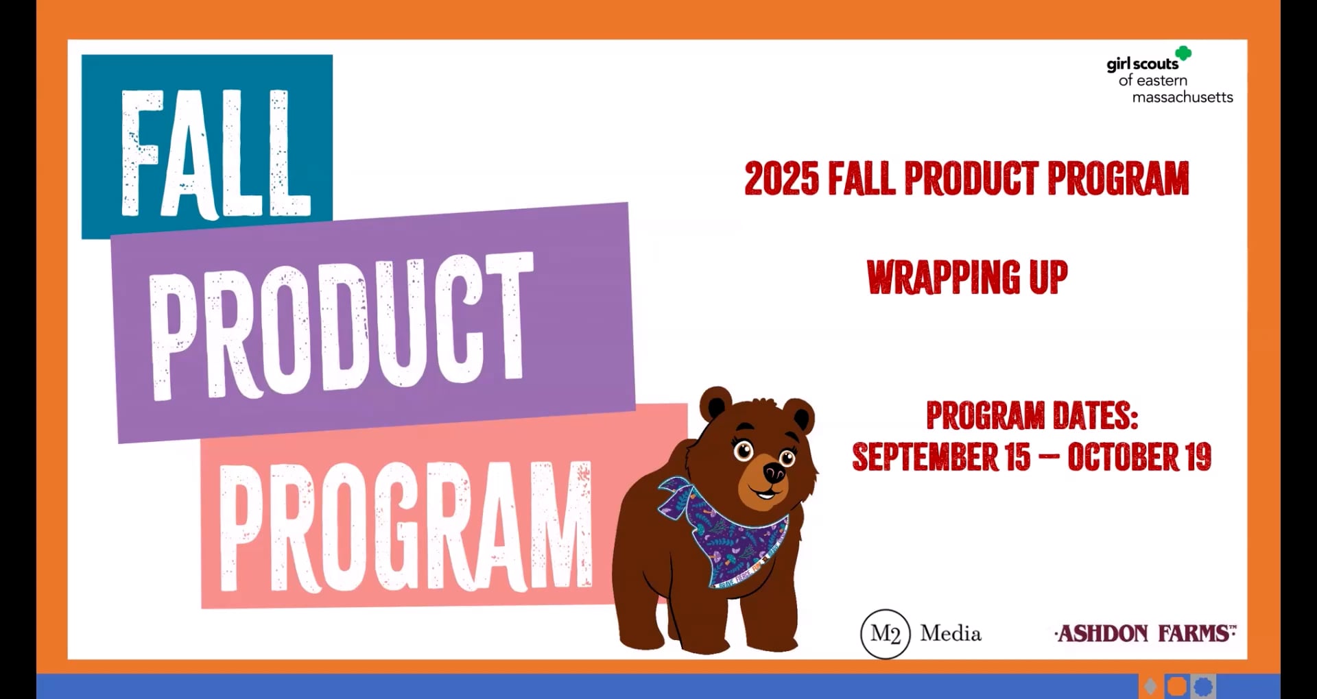2025 Fall Program Wrap Up Process