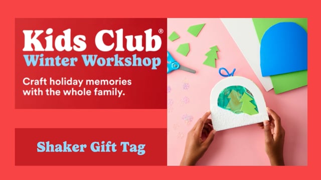 Winter Workshop: Festive Shaker Gift Tag Expert-Led Craft Tutorial On ...