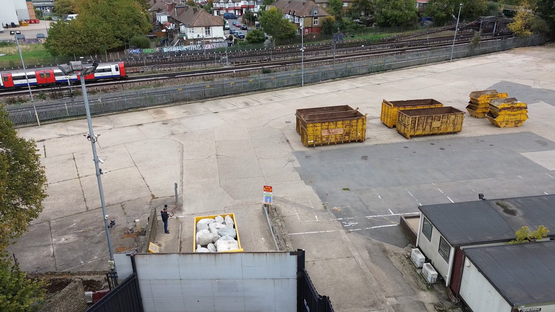 Neasden Lane Drone Video