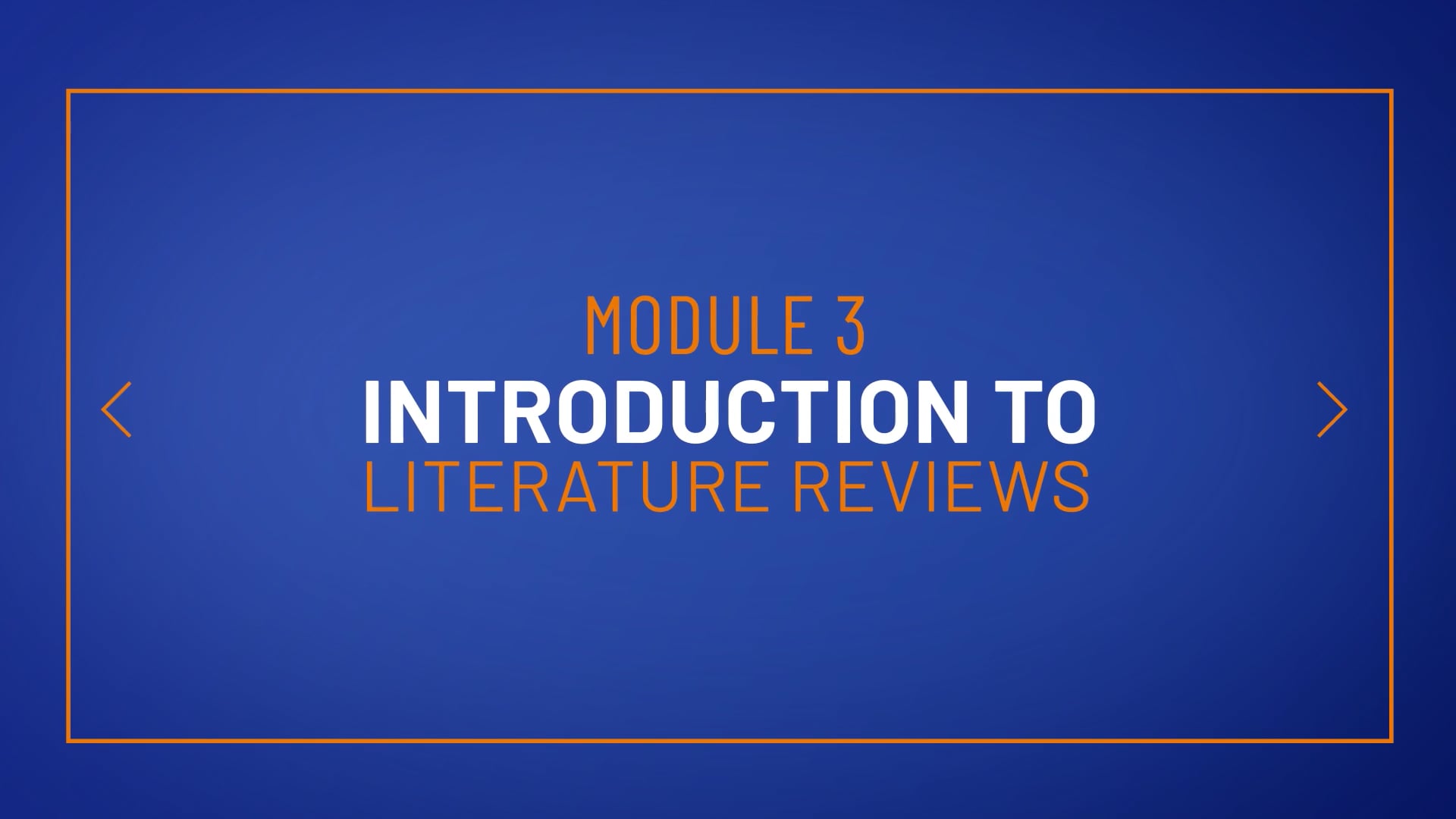 ISE-Module 03- 3.1-Introduction to literature reviews