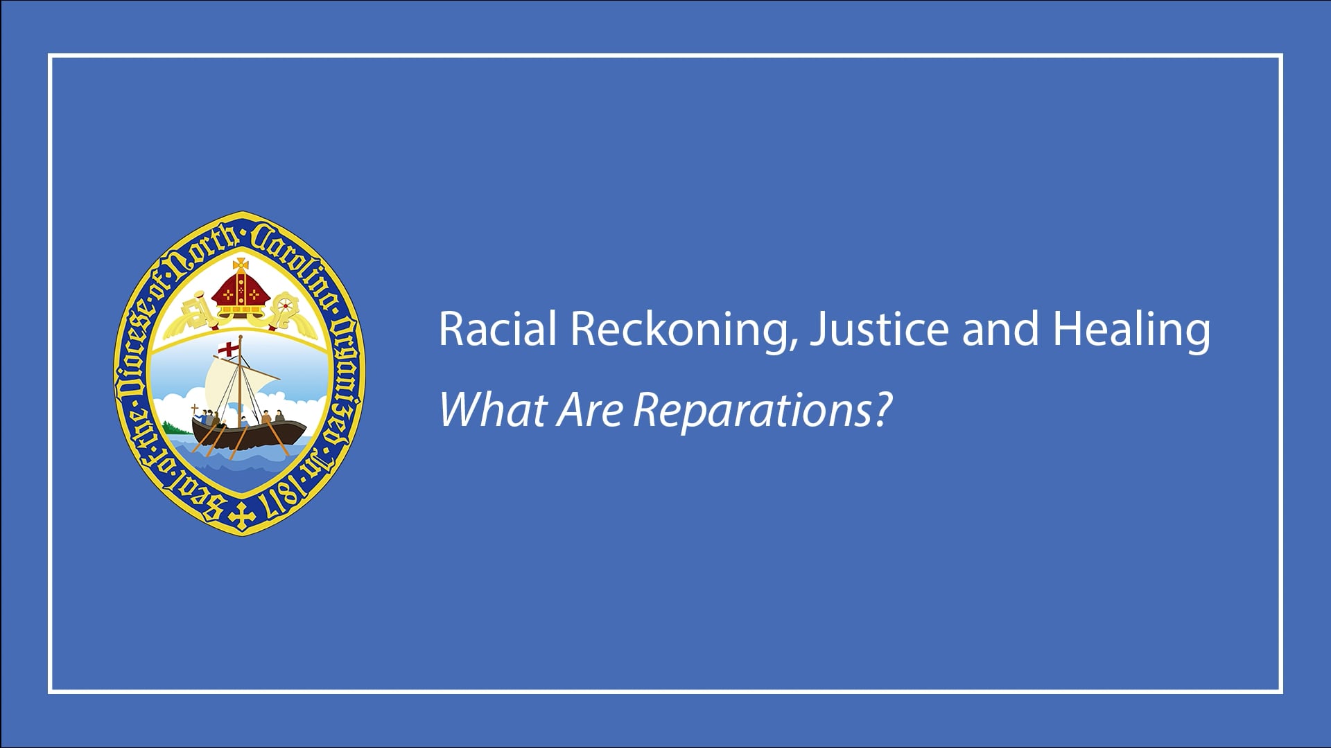 Racial Reckoning, Justice and Healing: What Are Reparations?