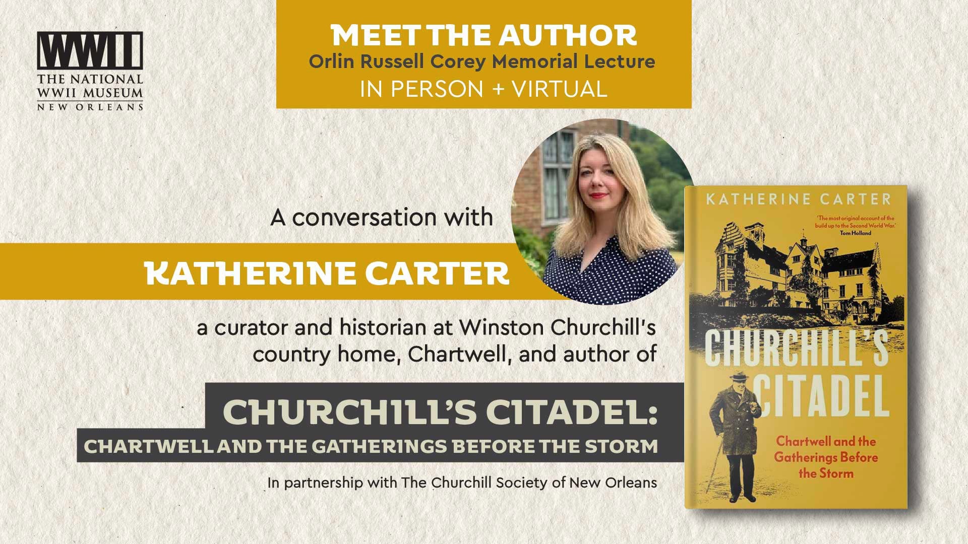 Meet the Author: Katherine Carter, Churchill’s Citadel: Chartwell and ...