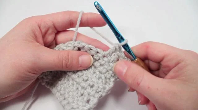Double Crochet Decrease - Right Handed Version on Vimeo