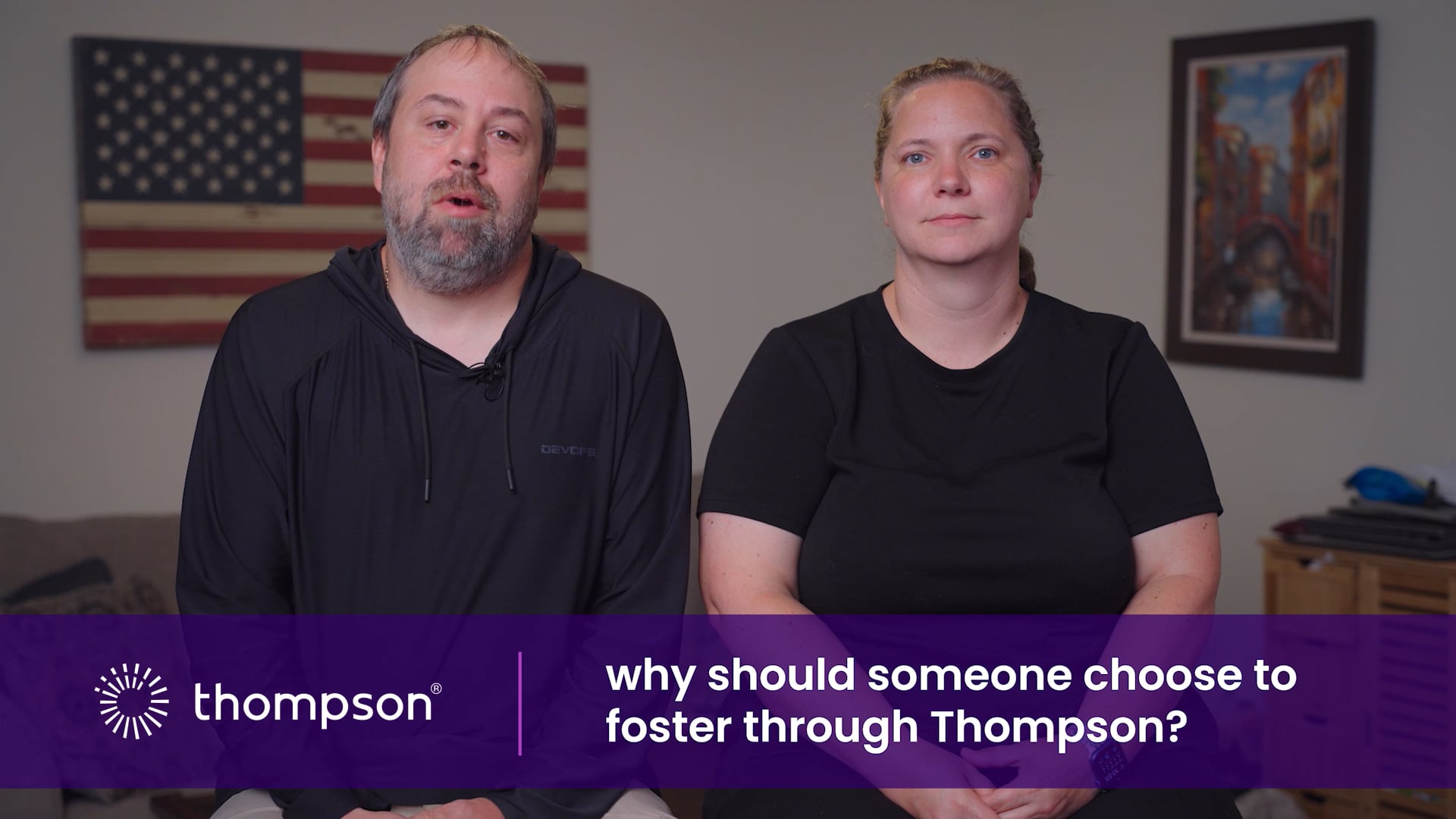 Thompson Foster Care - Ron and Whitney - Video 1
