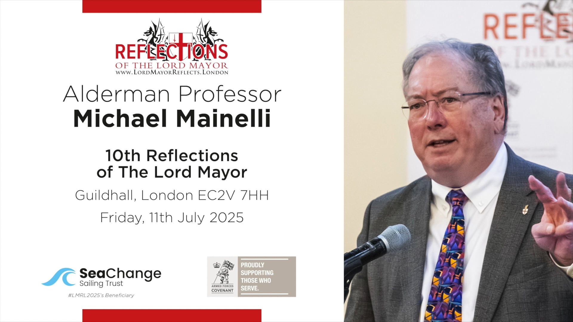 Reflections of The Lord Mayor 2025 — Alderman Professor Michael Mainelli