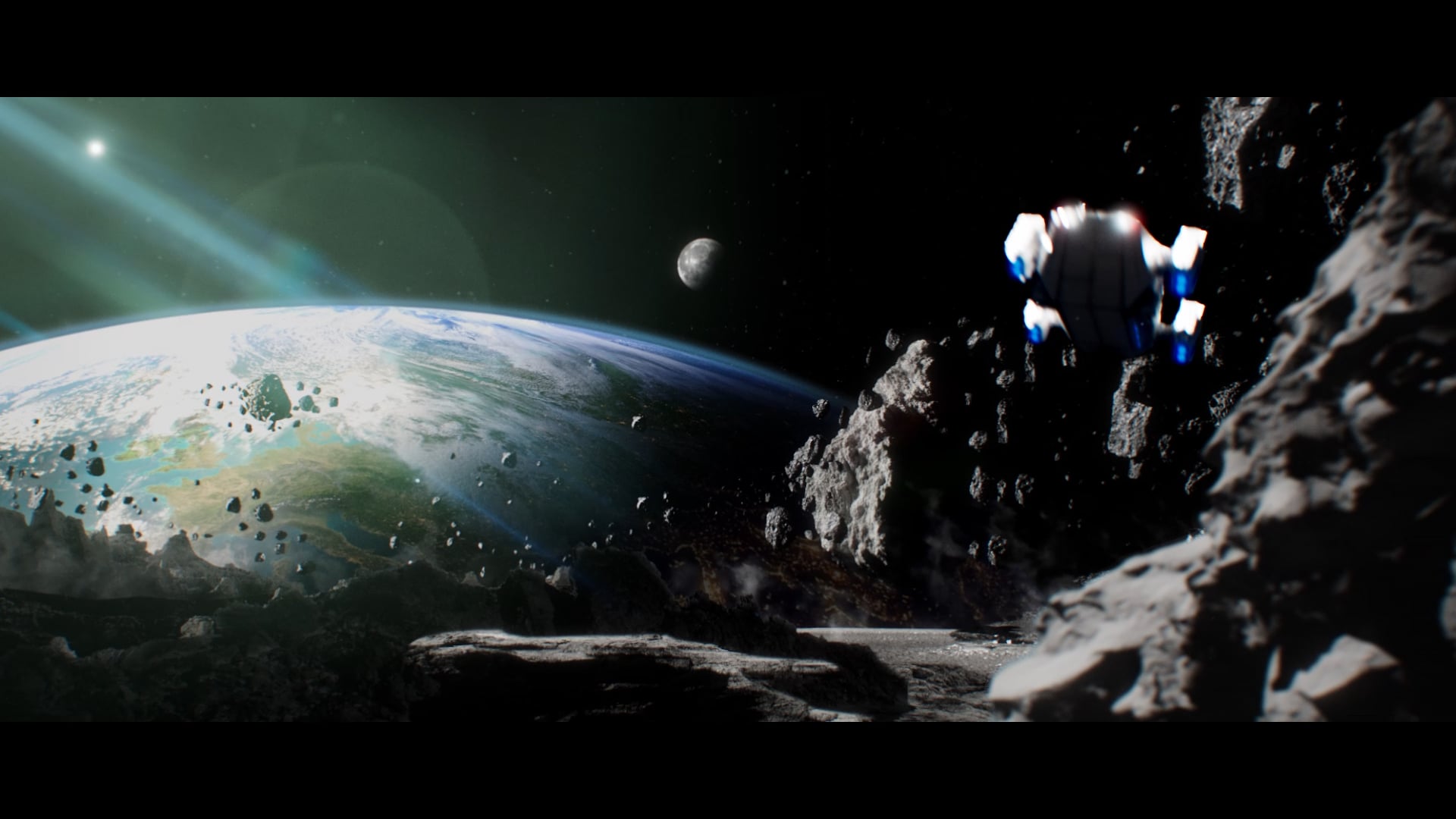 Moon Matte Painting