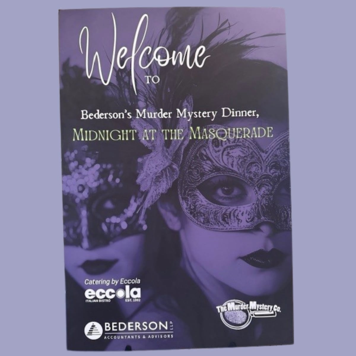 Bederson’s Murder Mystery Dinner - Midnight at the Masquerade 11/6/25 ...