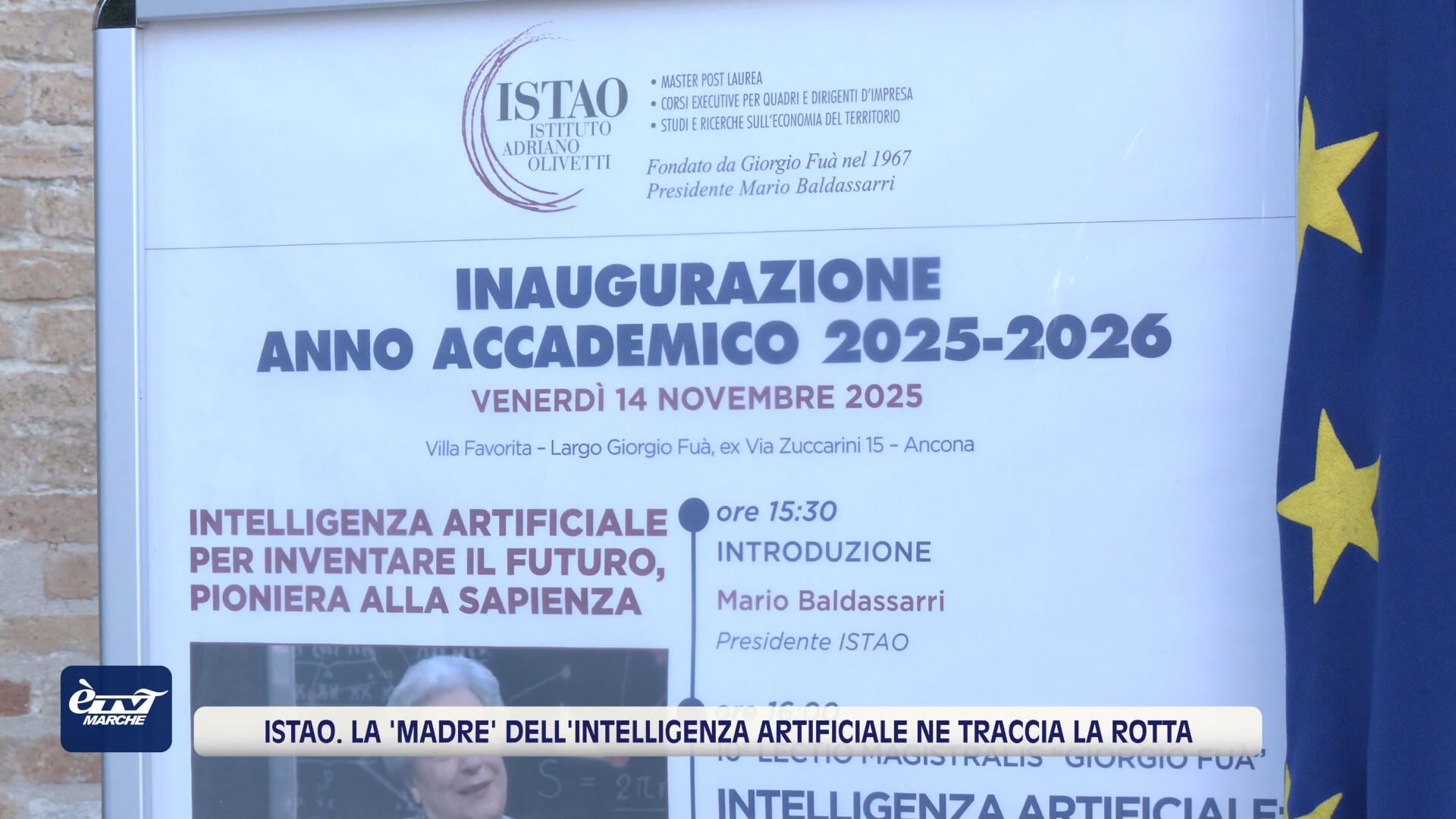 Inaugurazione dell'anno accademico di ISTAO. La "madre" dell'intelligenza artificiale ne traccia ...