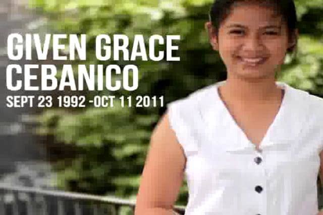 A Tribute to the life of Given Grace Cebanico on Vimeo