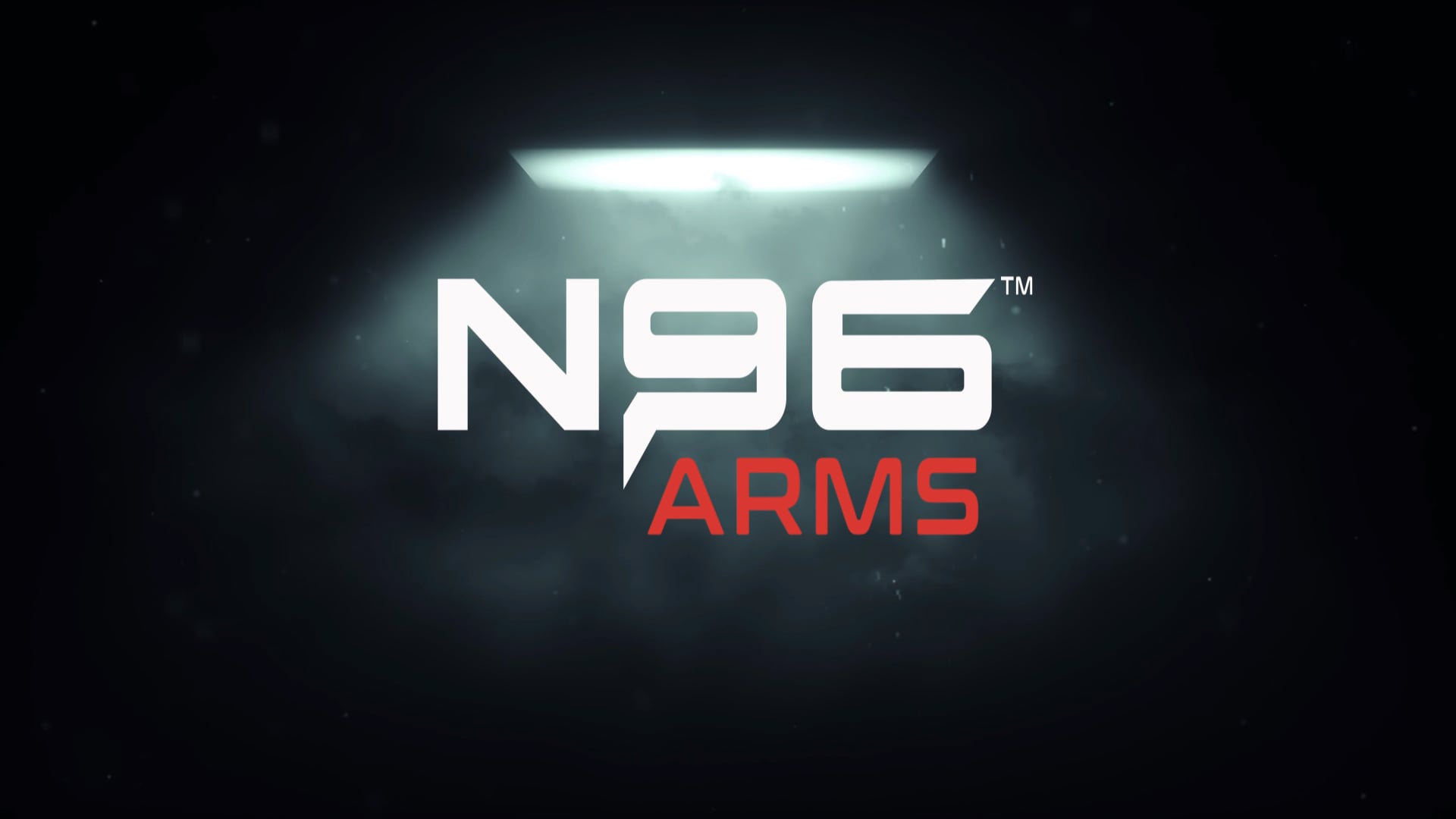 N96 Arms_Animated Logo_Logo Reveal overhead light