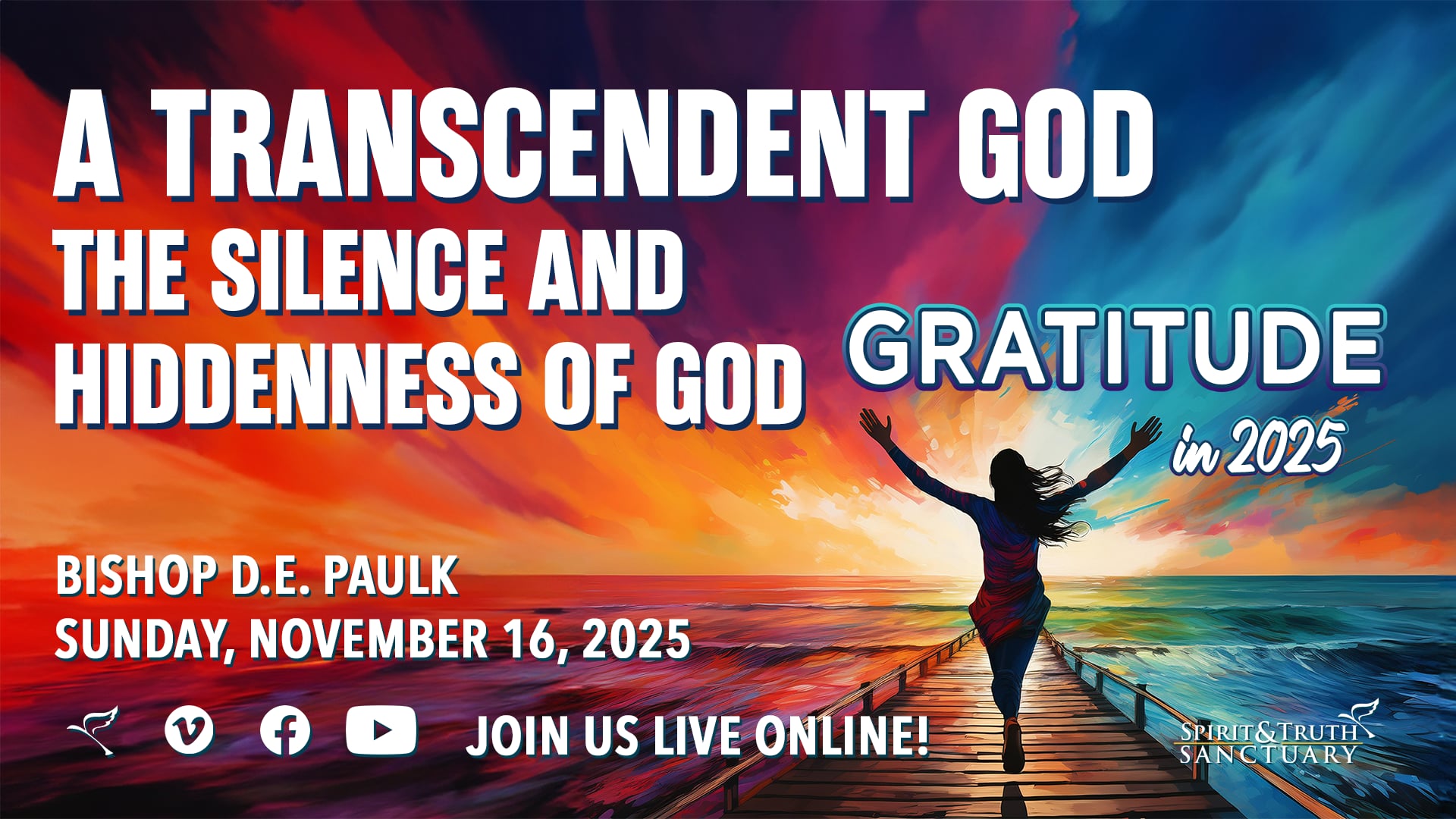 A Transcendent God - The Silence and Hiddenness of God | Bishop D.E ...