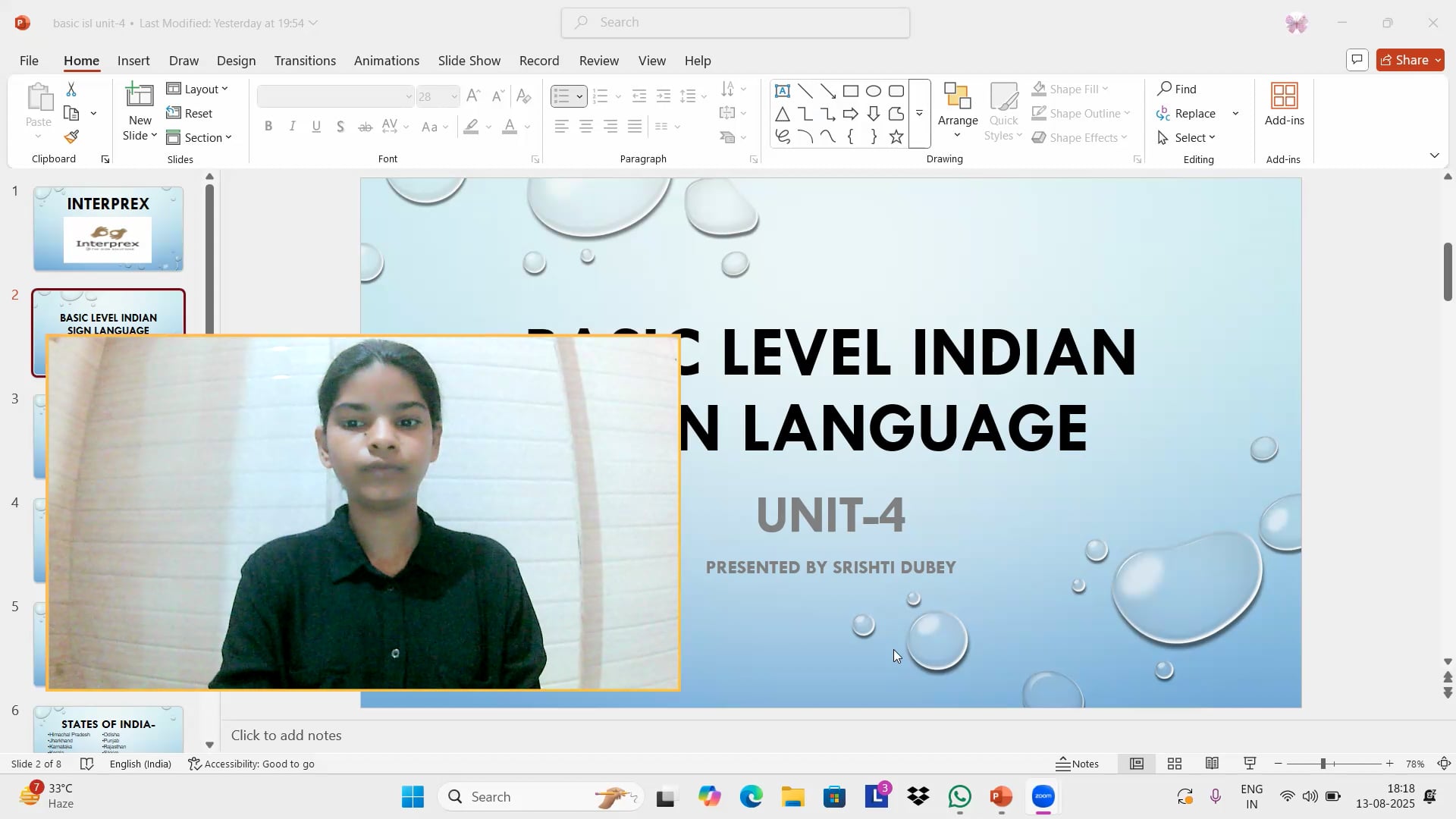basic isl unit-4