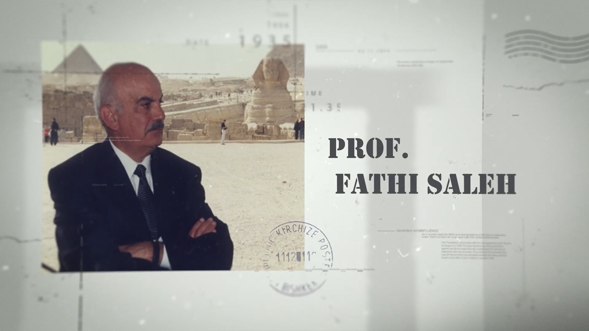 Doc/ fathi saleh intro for his long documentary