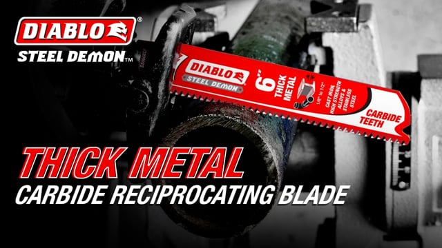 DS0908CF3 | Reciprocating Blades | Thick Metal | Carbide - Diablo Tools