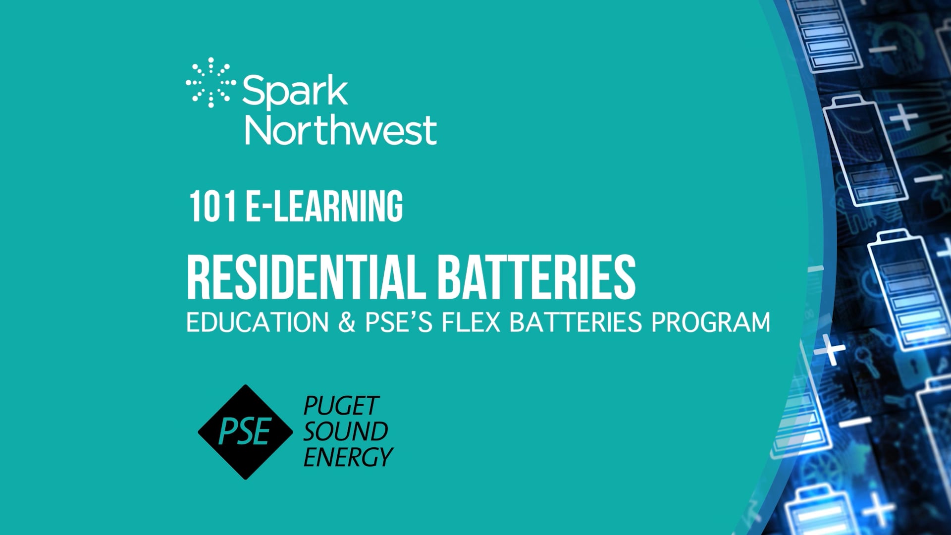 Residential Batteries—Education & PSE FLEX Battery Program