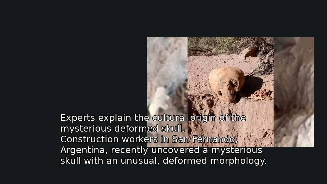 Experts explain the cultural origin of the mysterious deformed skull