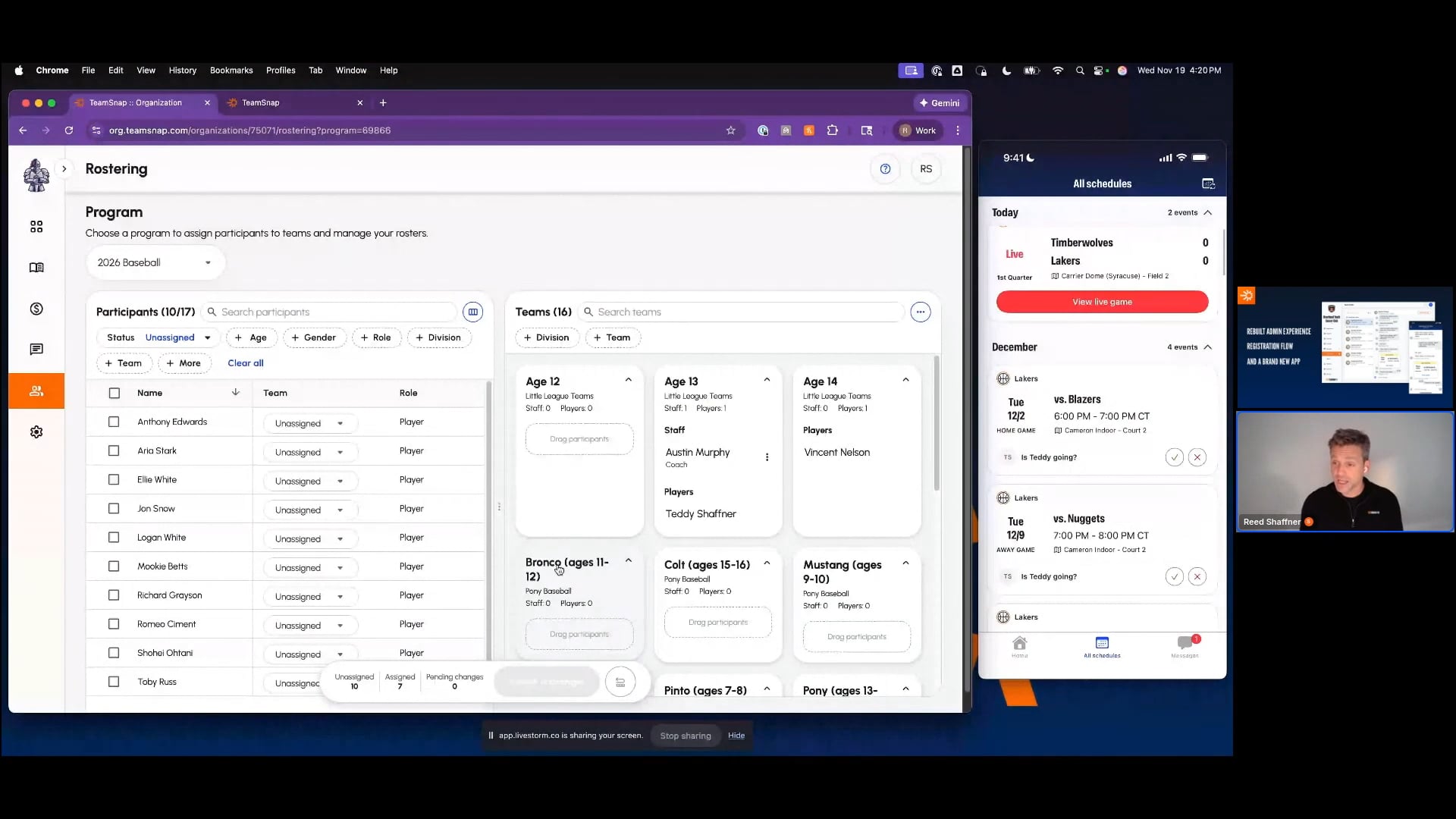TeamSnap ONE Launch Webinar - Existing TeamSnap Users