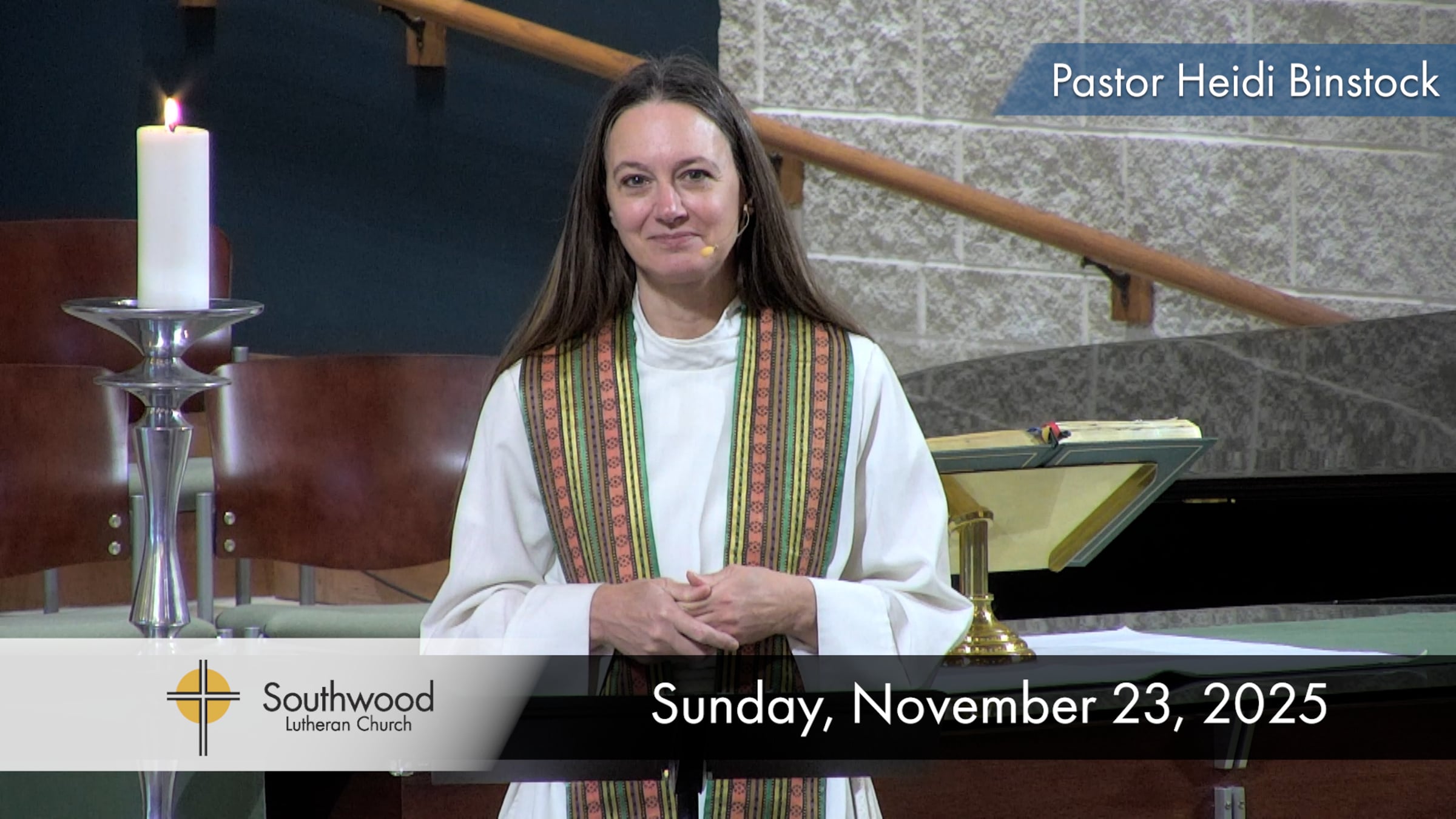 Online Worship November 23, 2025 - Southwood Lutheran Church | Videos ...