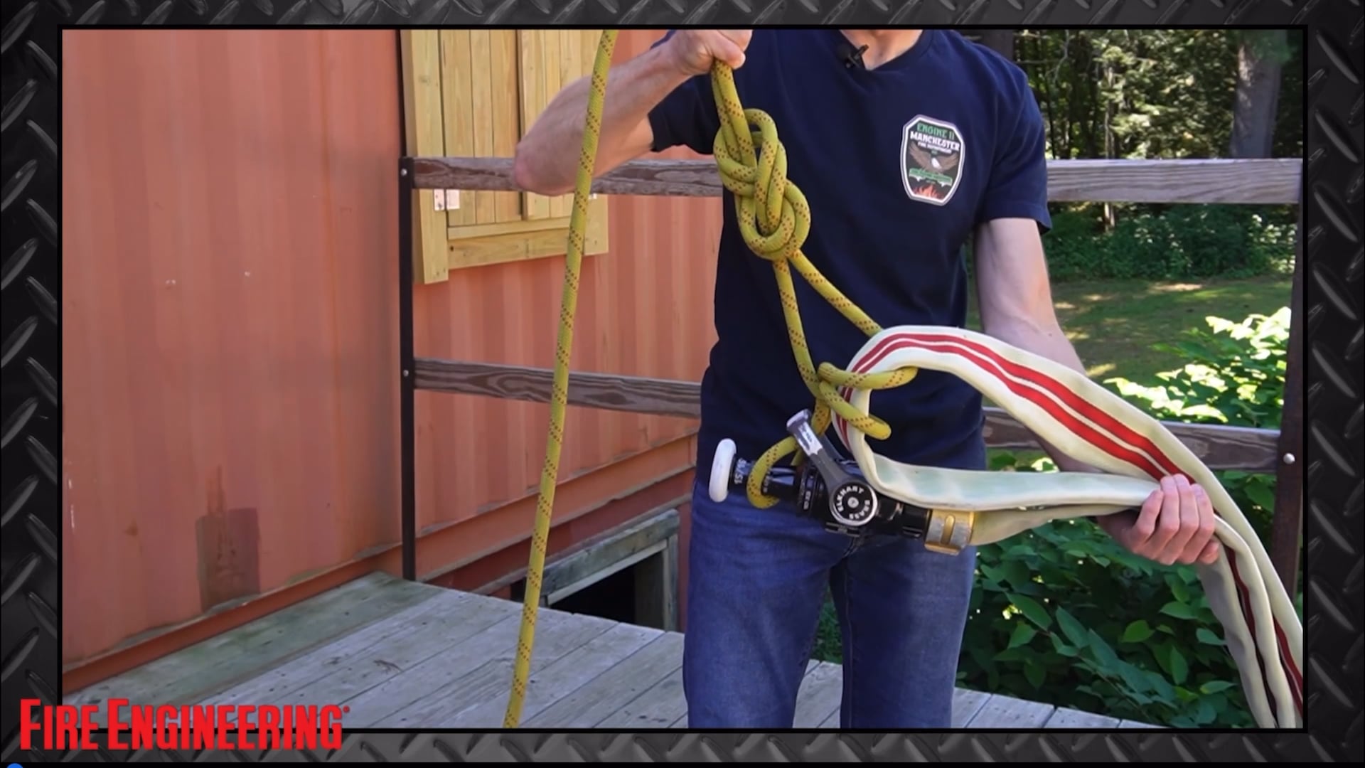 Rope Drop—Exterior Hose Stretch