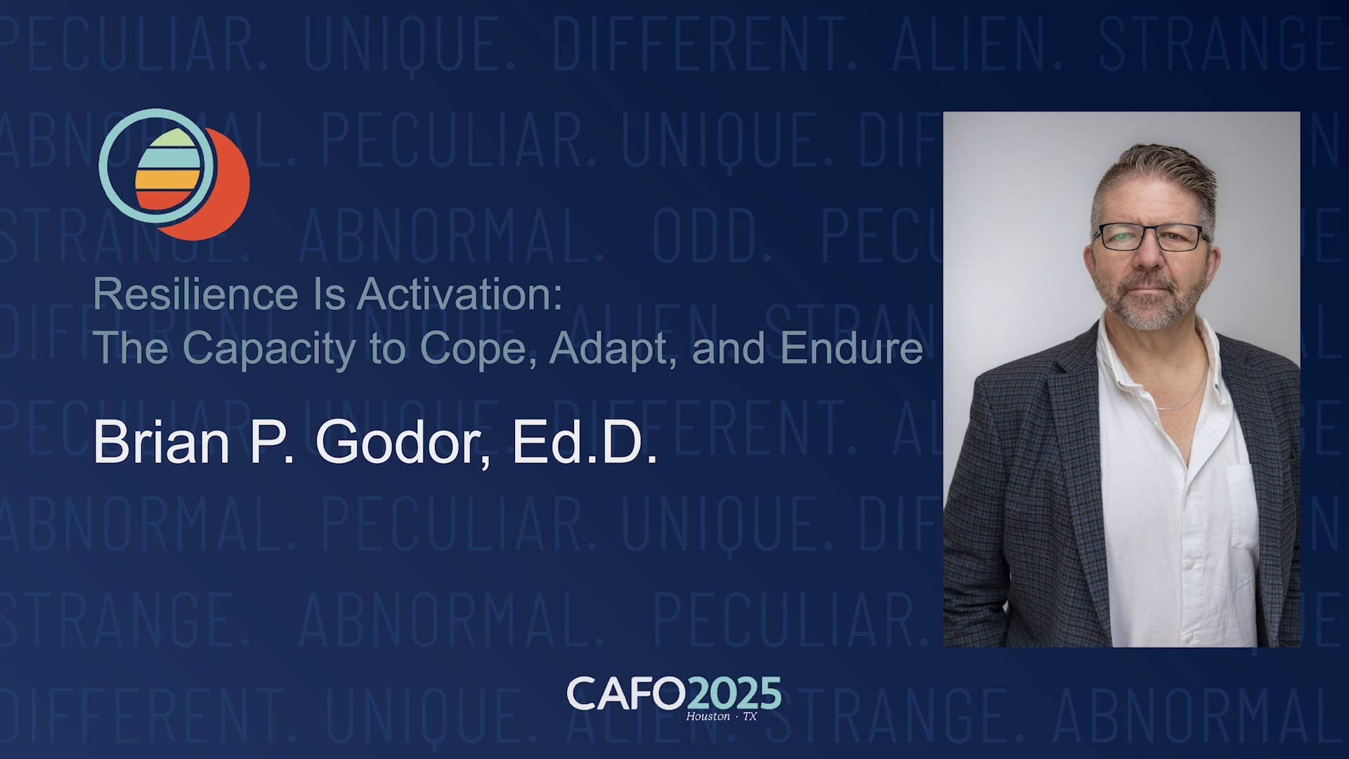 Dr. Brian Godor Resiliency as Activation